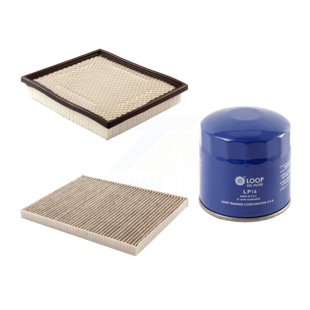 PUR 1x Air + 1x Cabin + 1x Engine Oil Filter Filter (3 Total) Kit for ...