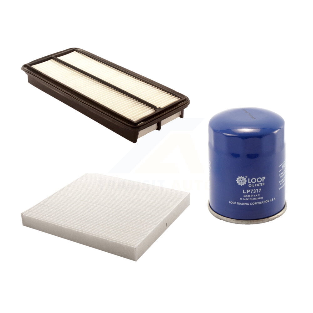 PUR 1x Air + 1x Cabin + 1x Engine Oil Filter Filter (3 Total) Kit for ...