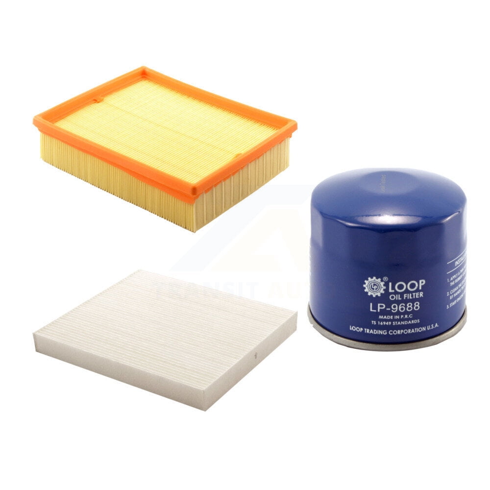 PUR 1x Air + 1x Cabin + 1x Engine Oil Filter Filter (3 Total) Kit for ...