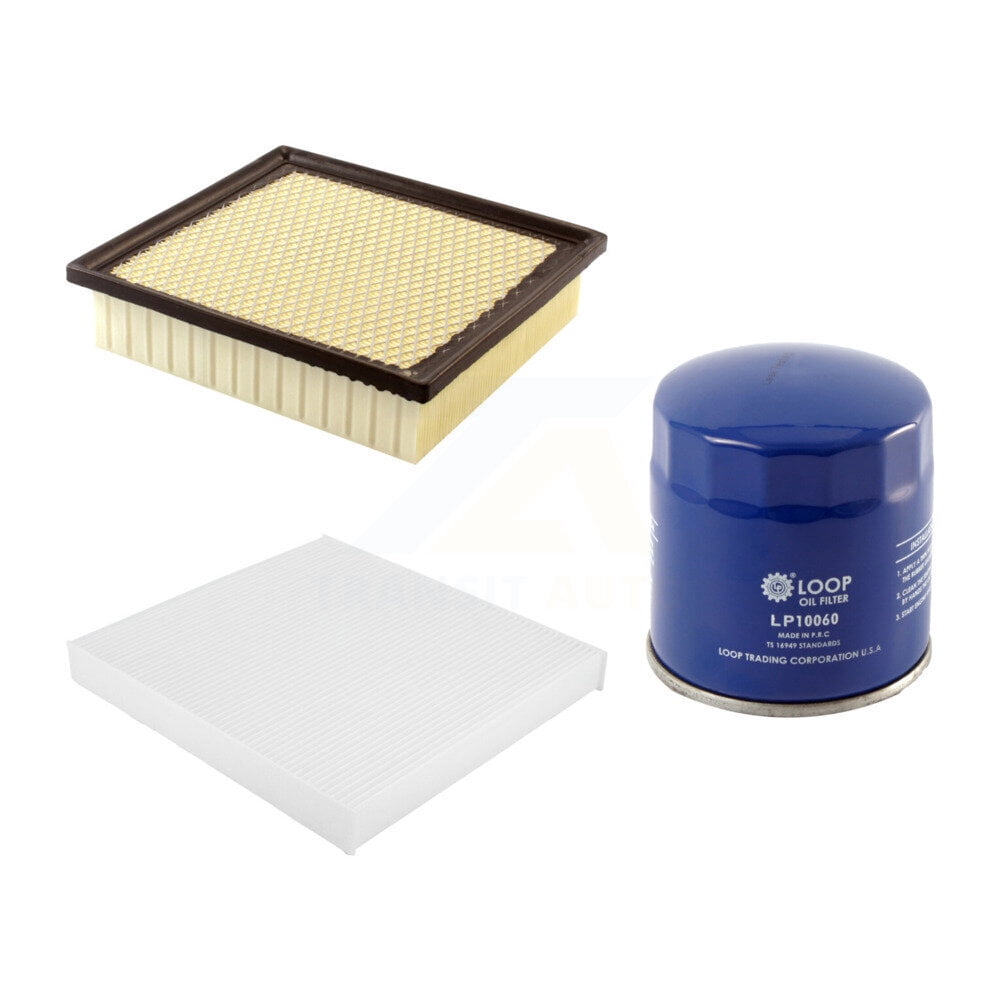 PUR 1x Air + 1x Cabin + 1x Engine Oil Filter Filter (3 Total) Kit for ...