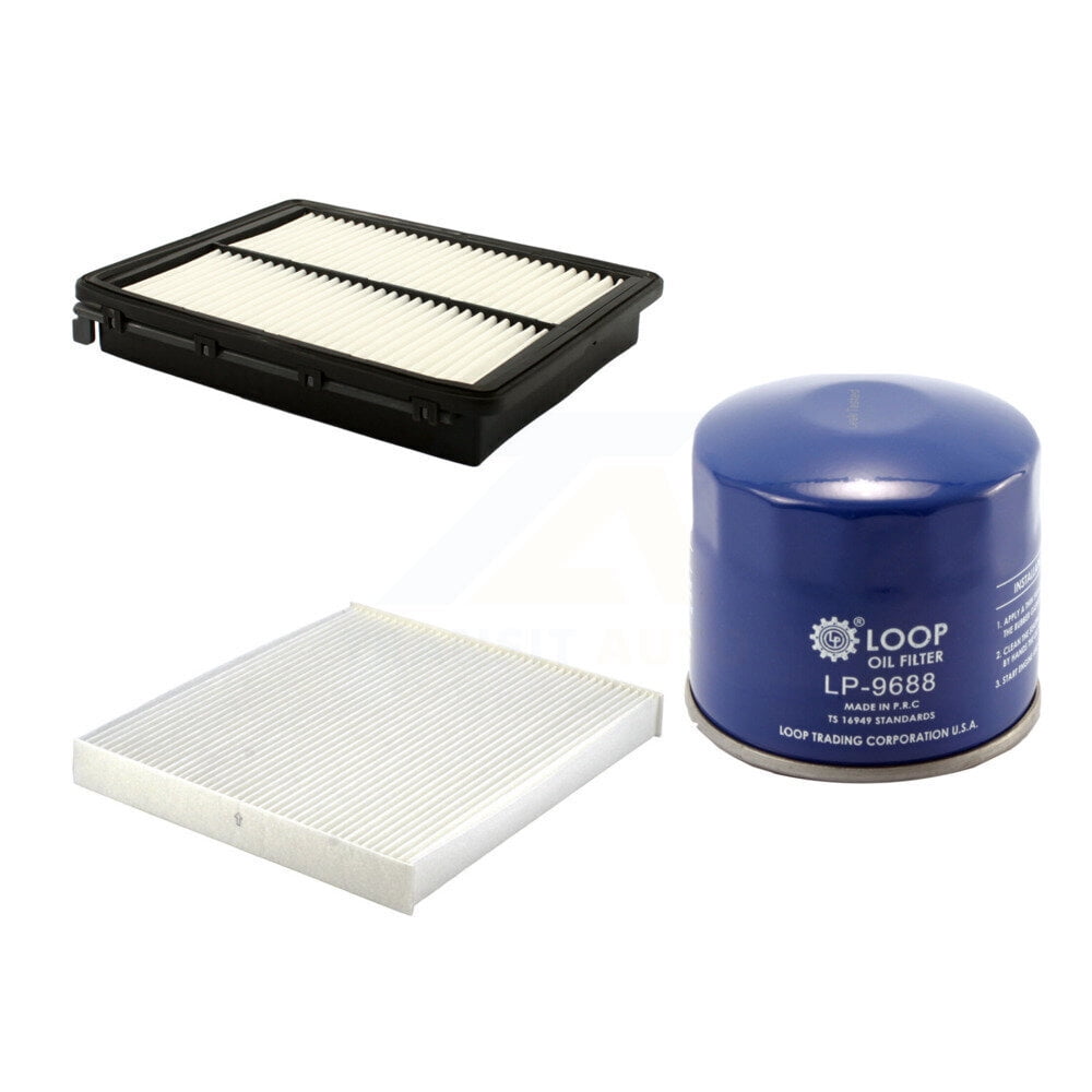 PUR 1x Air + 1x Cabin + 1x Engine Oil Filter Filter (3 Total) Kit for ...