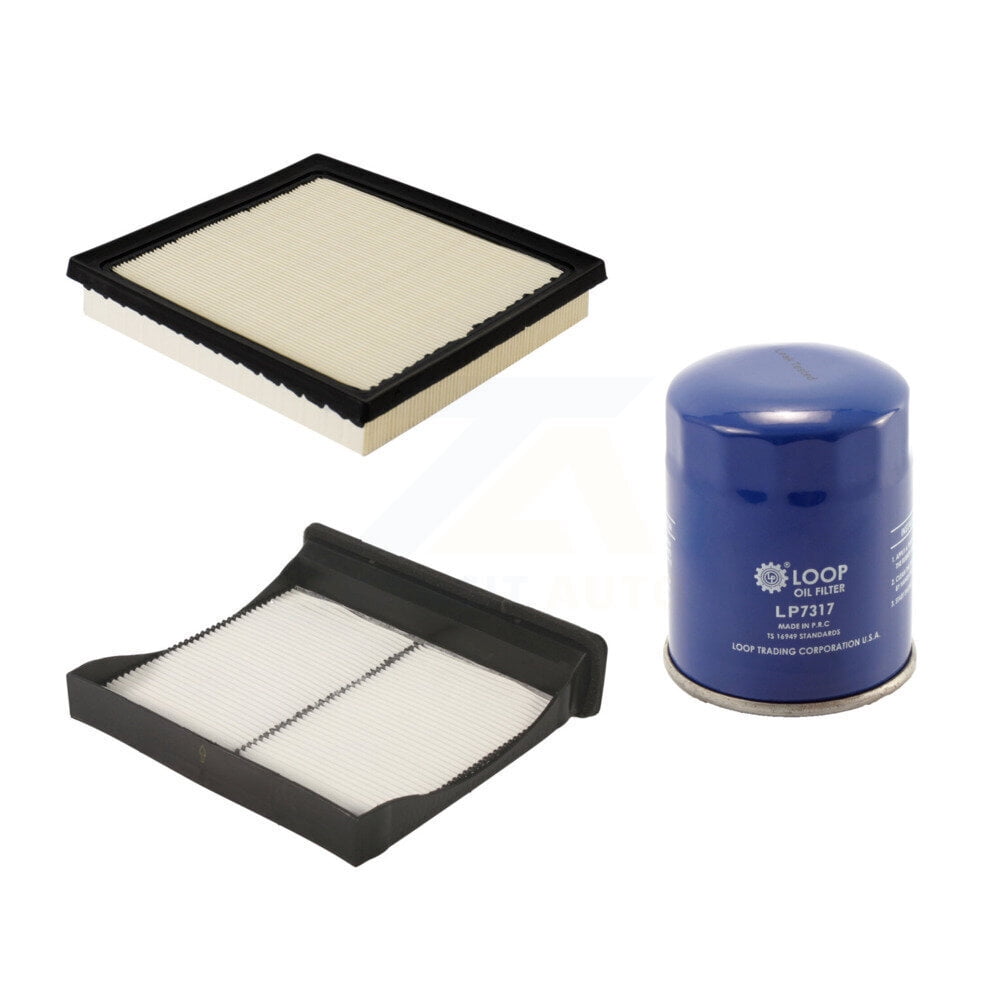 PUR 1x Air + 1x Cabin + 1x Engine Oil Filter Filter (3 Total) Kit for ...
