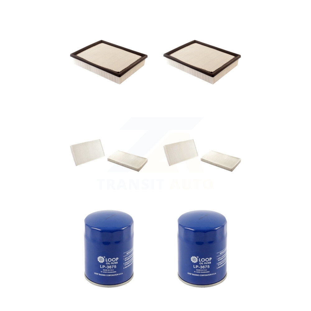 Free Shipping! Pur 6-Filter Kit for Chevrolet GMC Cadillac - Air, Cabin ...