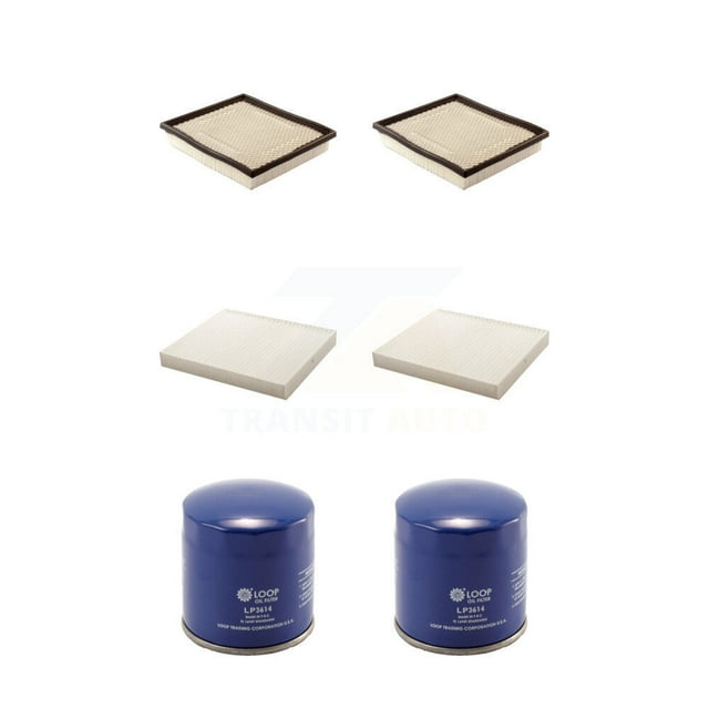 PUR 2x Air + 2x Cabin + 2x Engine Oil Filter (6 Total) Kit for Car ...
