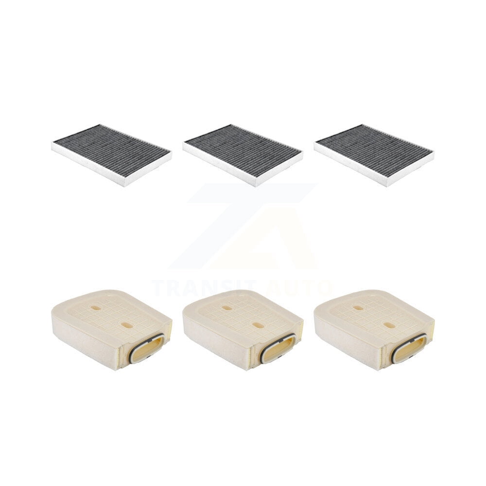 PUR 3x Air + 3x Cabin Filter (6 Total) Kit for Car Porsche Cayenne Audi ...