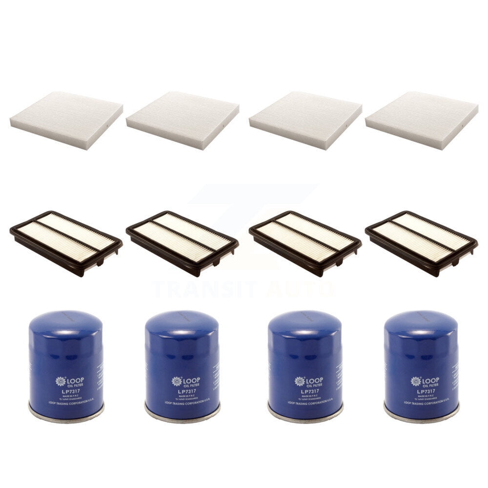 PUR 4x Air + 4x Cabin + 4x Engine Oil Filter (12 Total) Kit for Car ...