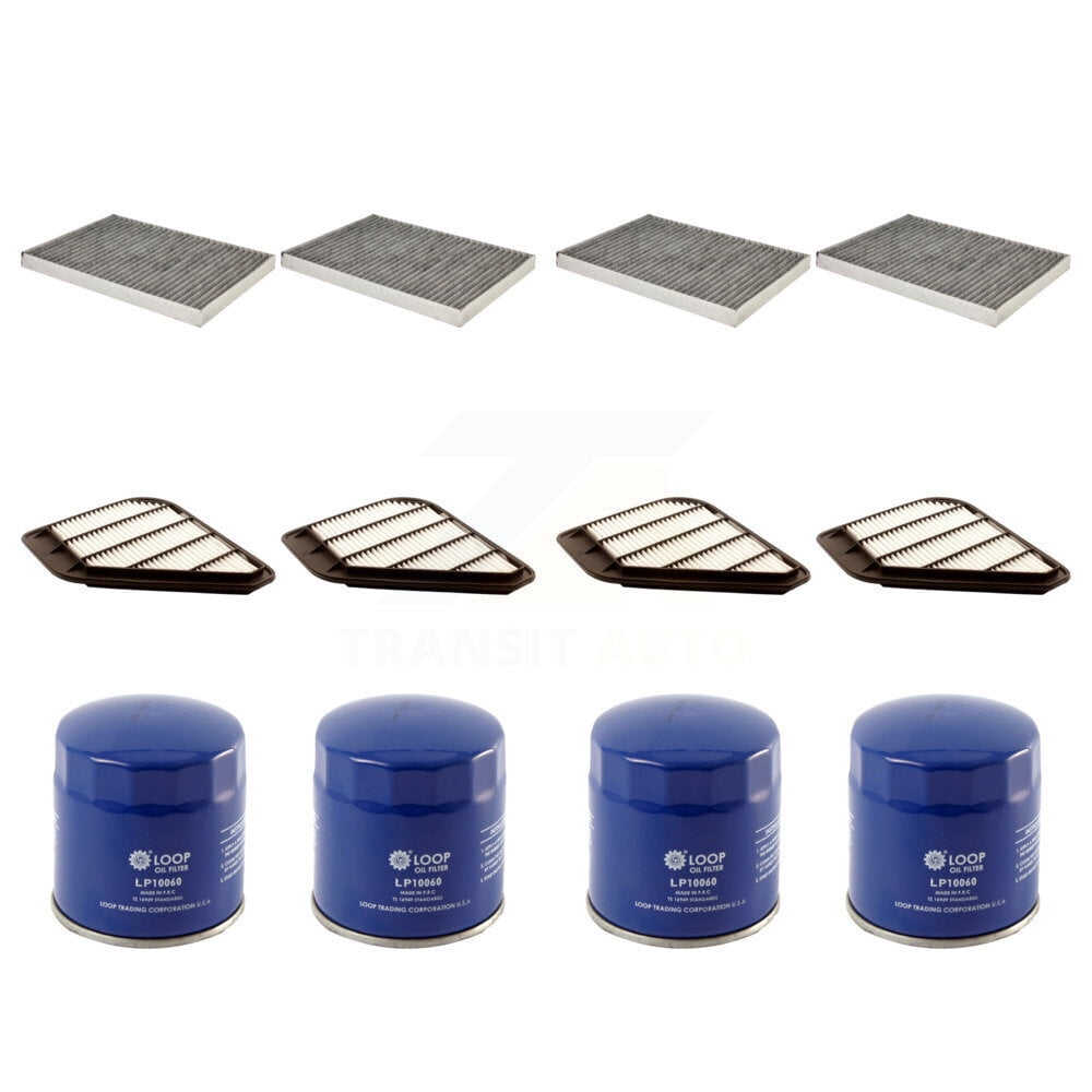 PUR 4x Air + 4x Cabin + 4x Engine Oil Filter (12 Total) Kit for Car GMC ...