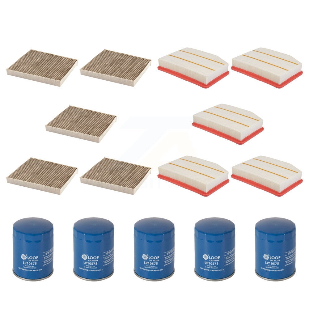 PUR 5x Air + 5x Cabin + 5x Engine Oil Filter (15 Total) Kit for Car GMC ...