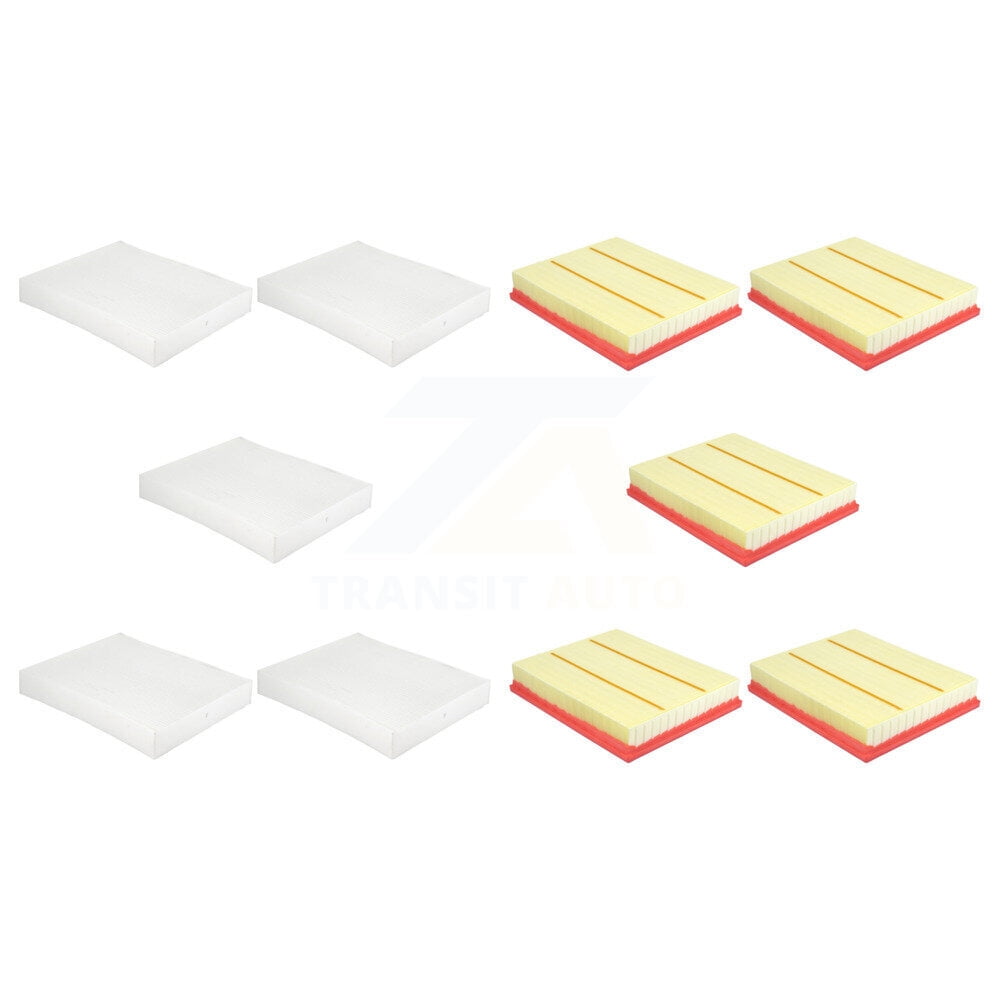 PUR 5x Air + 5x Cabin Filter (10 Total) Kit for Car 2024 Ford Ranger 2 ...