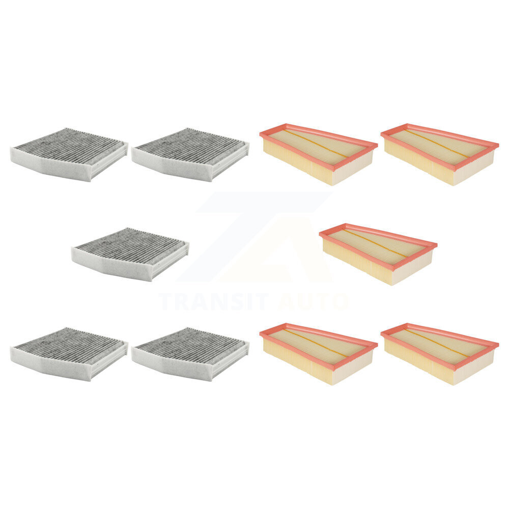 PUR 5x Air + 5x Cabin Filter (10 Total) Kit for Car Mercedes-Benz ...