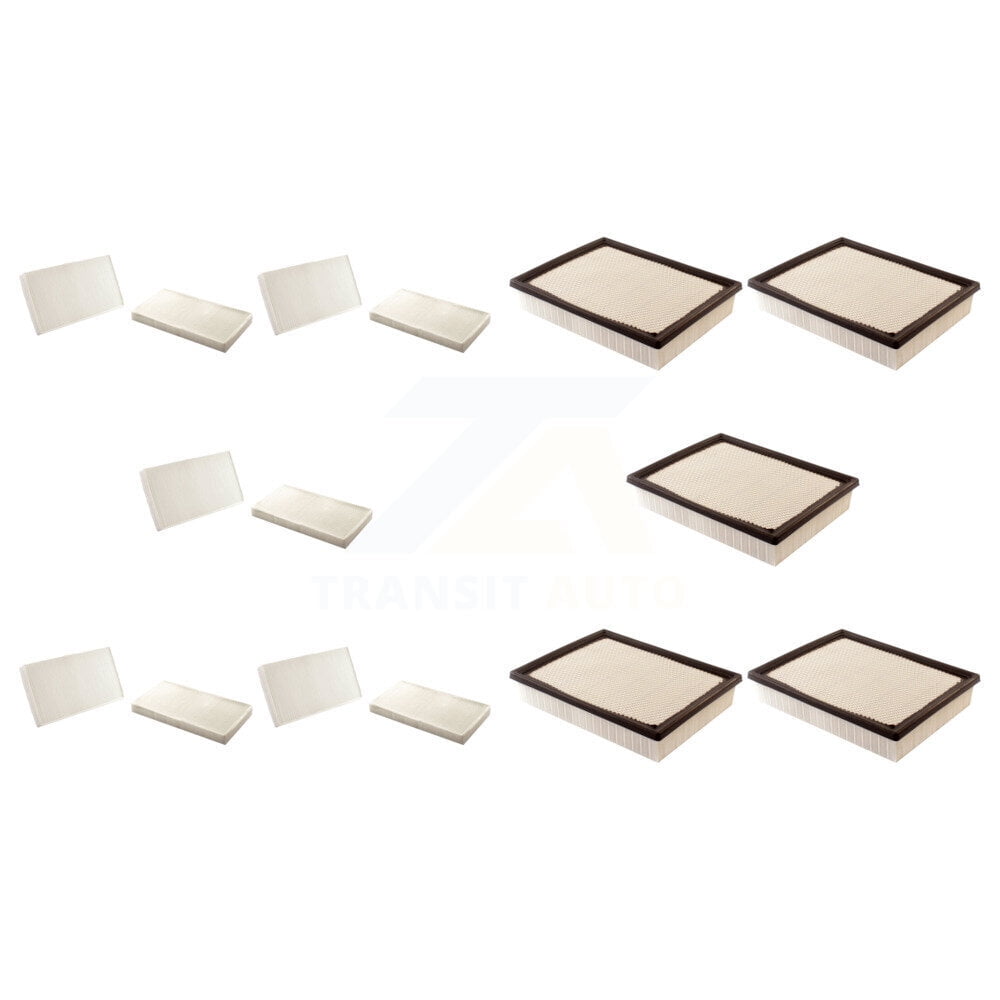 PUR 5x Air + 5x Cabin Filter (10 Total) Kit for Car Chevrolet GMC ...