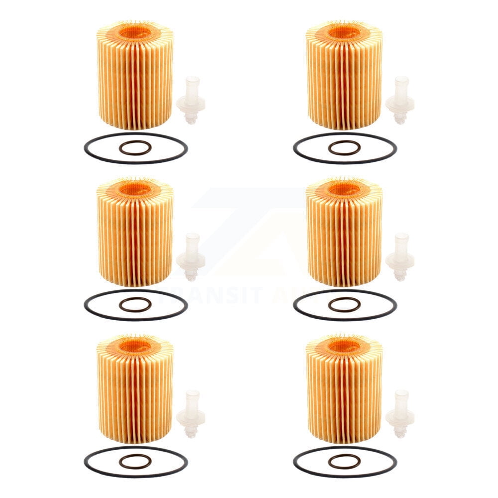 PUR Engine Oil Filter (6 Pack) for Car Toyota Lexus 4Runner Tundra IS250 GX460 GS350 LS460 IS350 ...