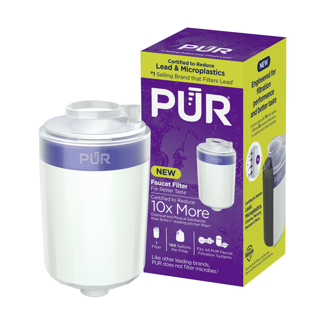 PUR Faucet Mount Water Filter Replacement Cartridge, RF3375, 1 Pack ...