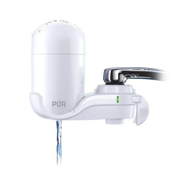 PUR Faucet Mount Water Filtration System, Vertical, White, FM3333B ...
