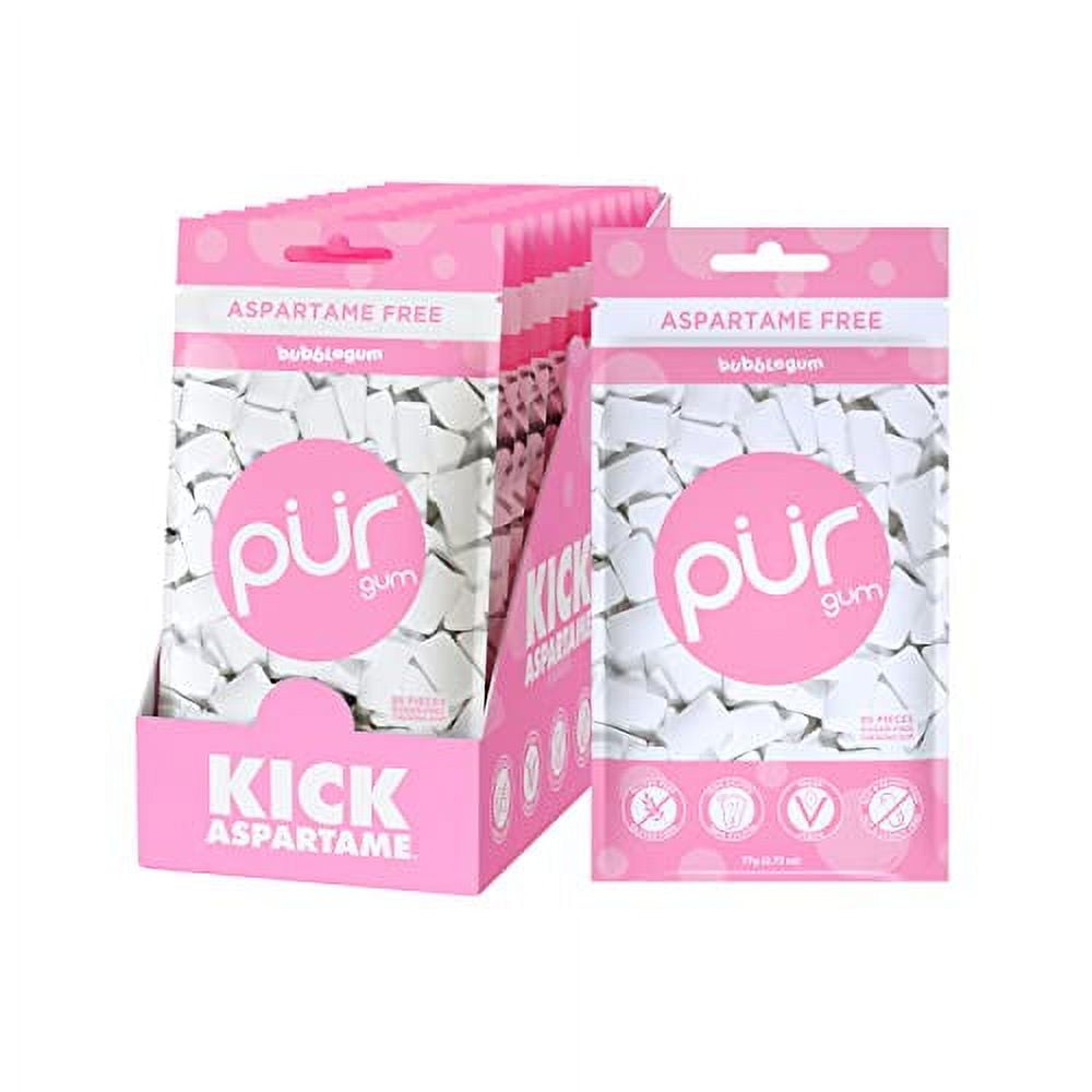 PUR Gum | Aspartame Free Chewing Gum | 100% Xylitol | Sugar Free, Vegan ...