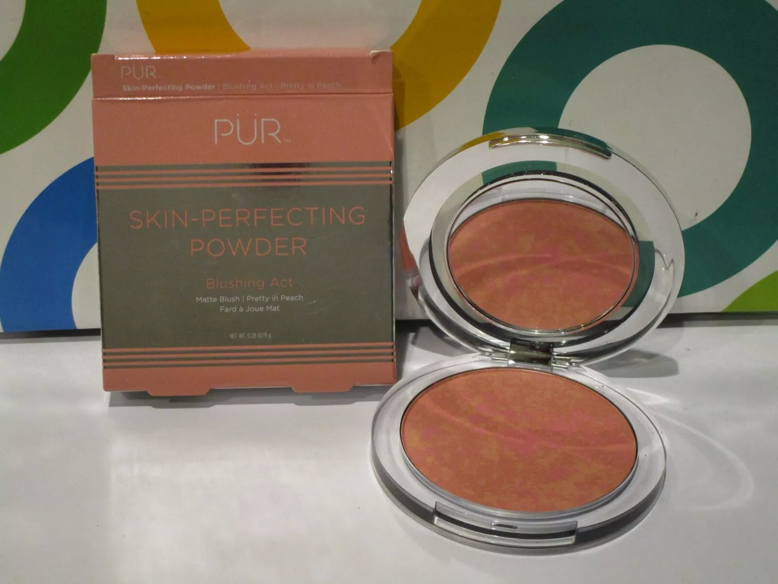 PUR MINERALS ~ SKIN PERFECTING POWDER BLUSHING ACT ~ PRETTY IN PEACH ...