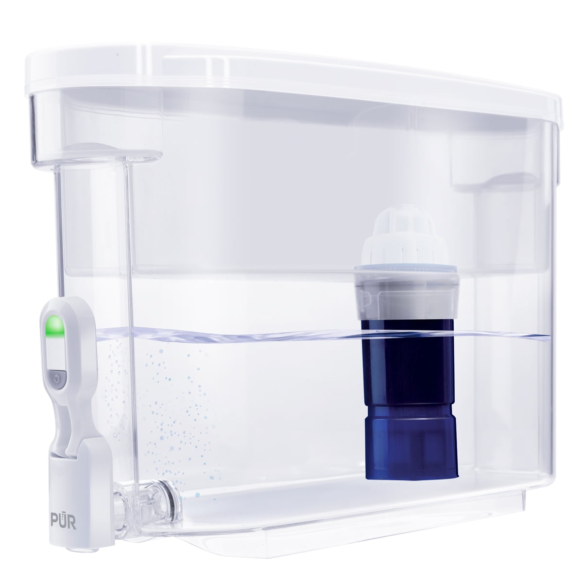 PUR PLUS 30-Cup Water Purifier Pitcher, Filtration System, White ...