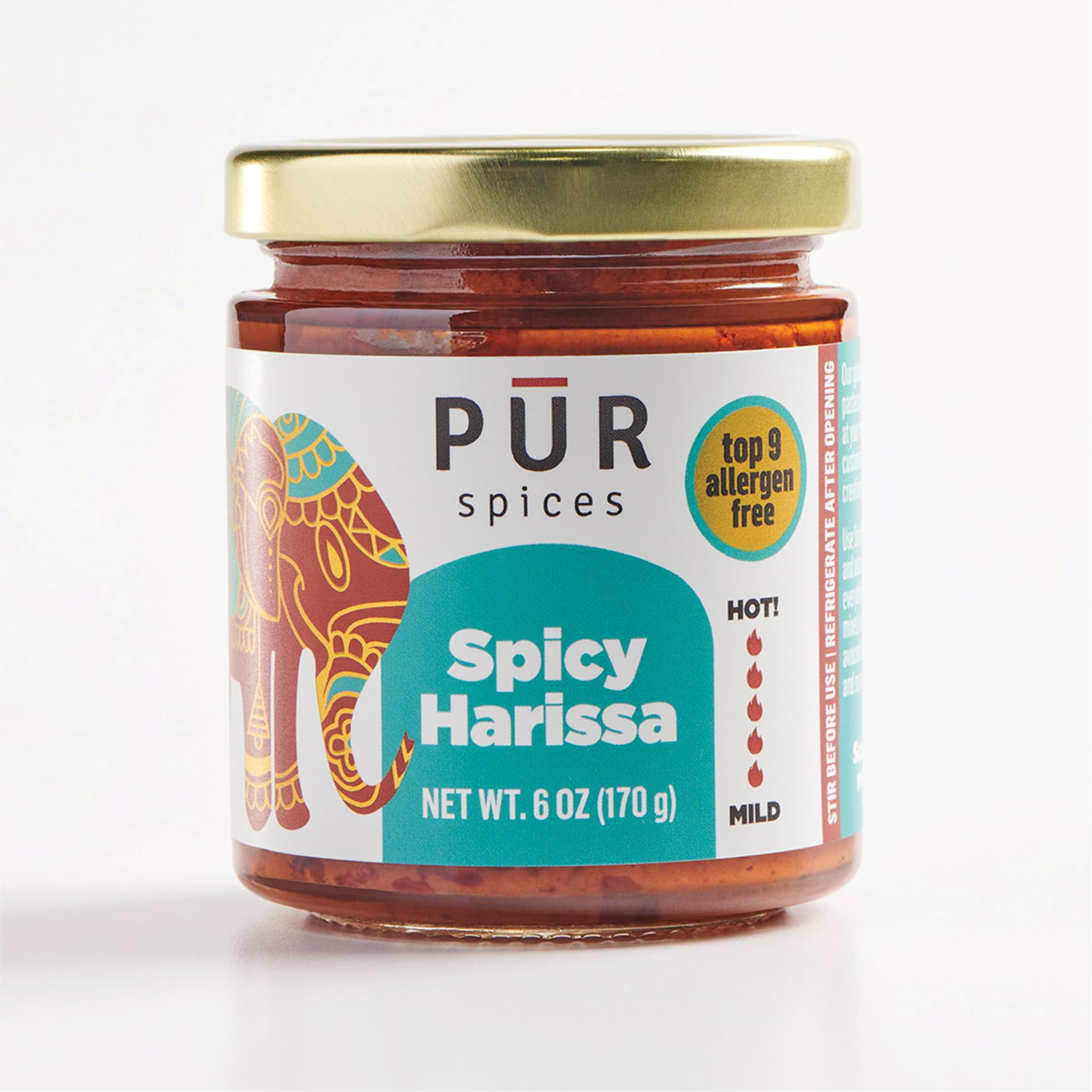 PUR Spices Original Spicy MZF22 Harissa Paste I I Spicy Chili Pepper ...