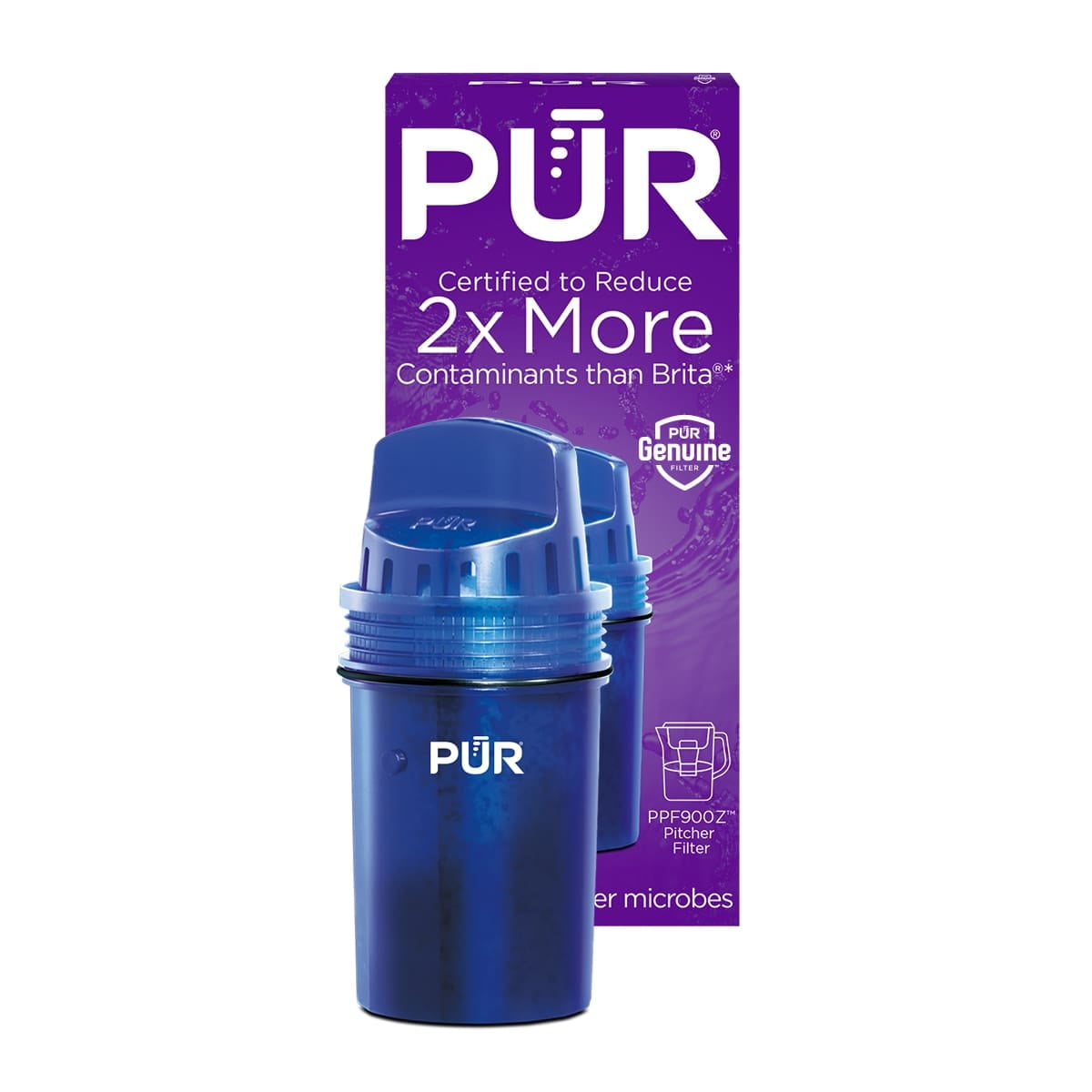 PUR Water Pitcher Replacement Filter, PPF900Z1, 1 Pack - Walmart.com