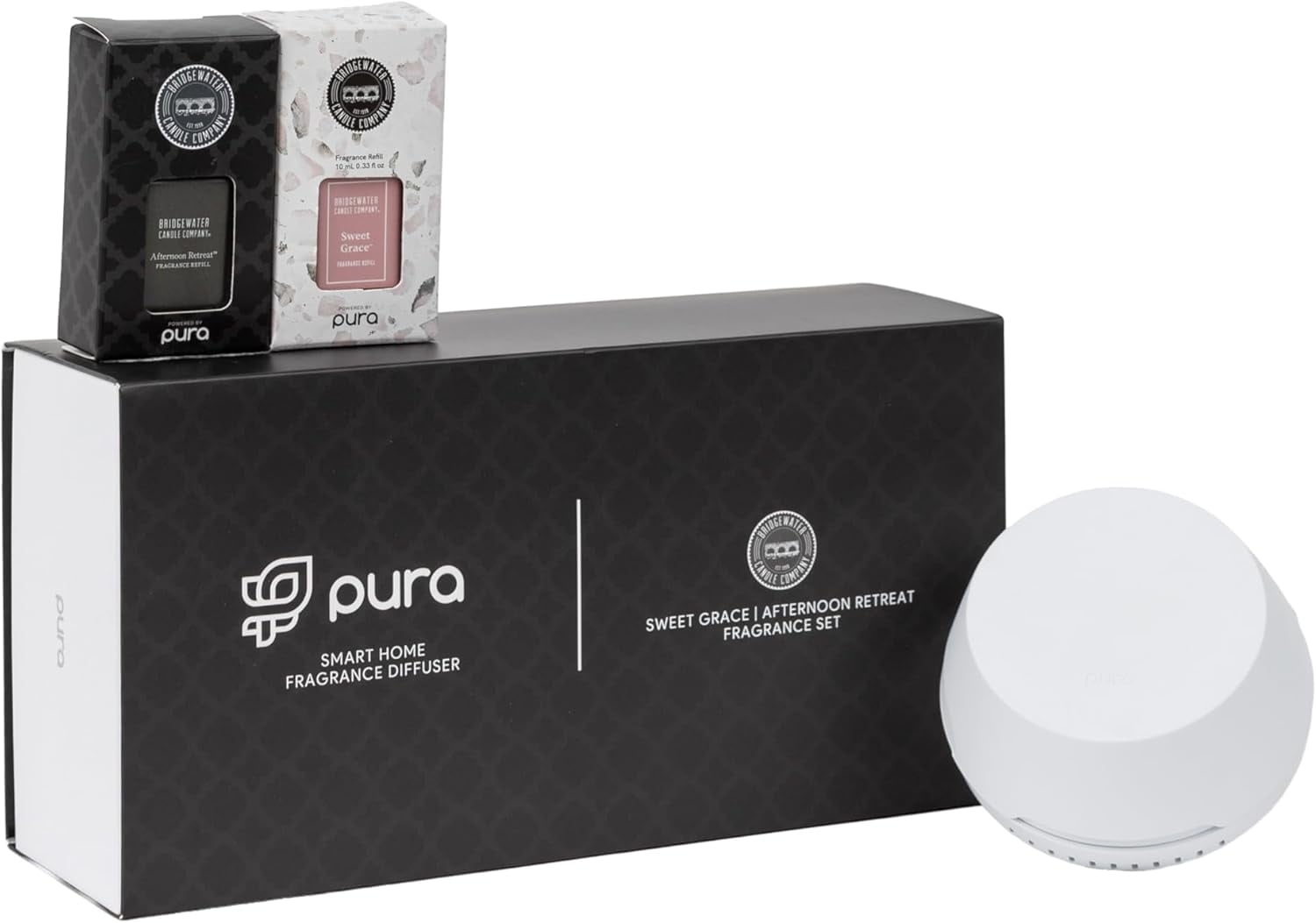 PURA + Bridgewater Smart Home Diffuser Set with Sweet Grace and ...