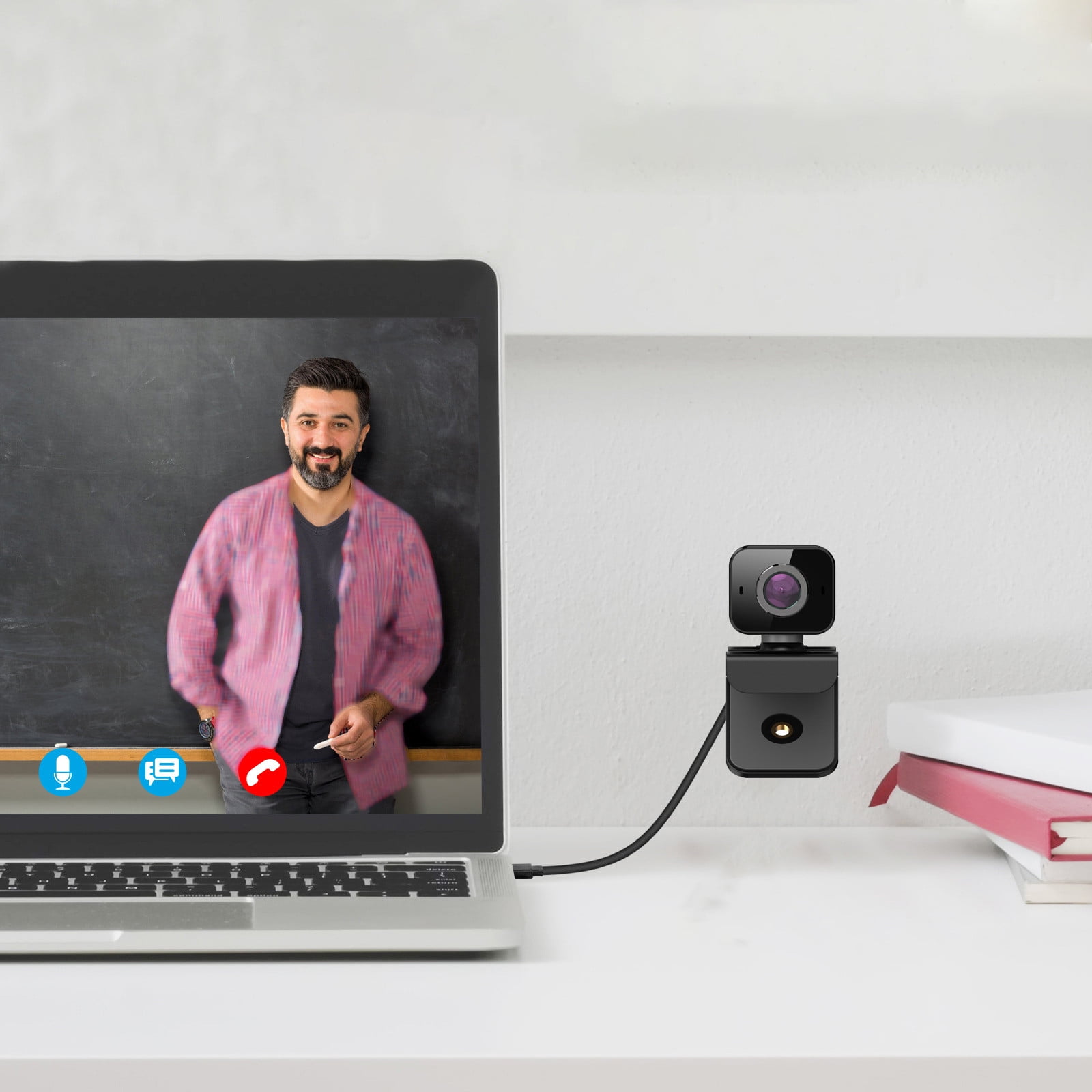 PURCOLT 1080P Business Webcam USB FHD Web Computer Camera Plug And Play ...