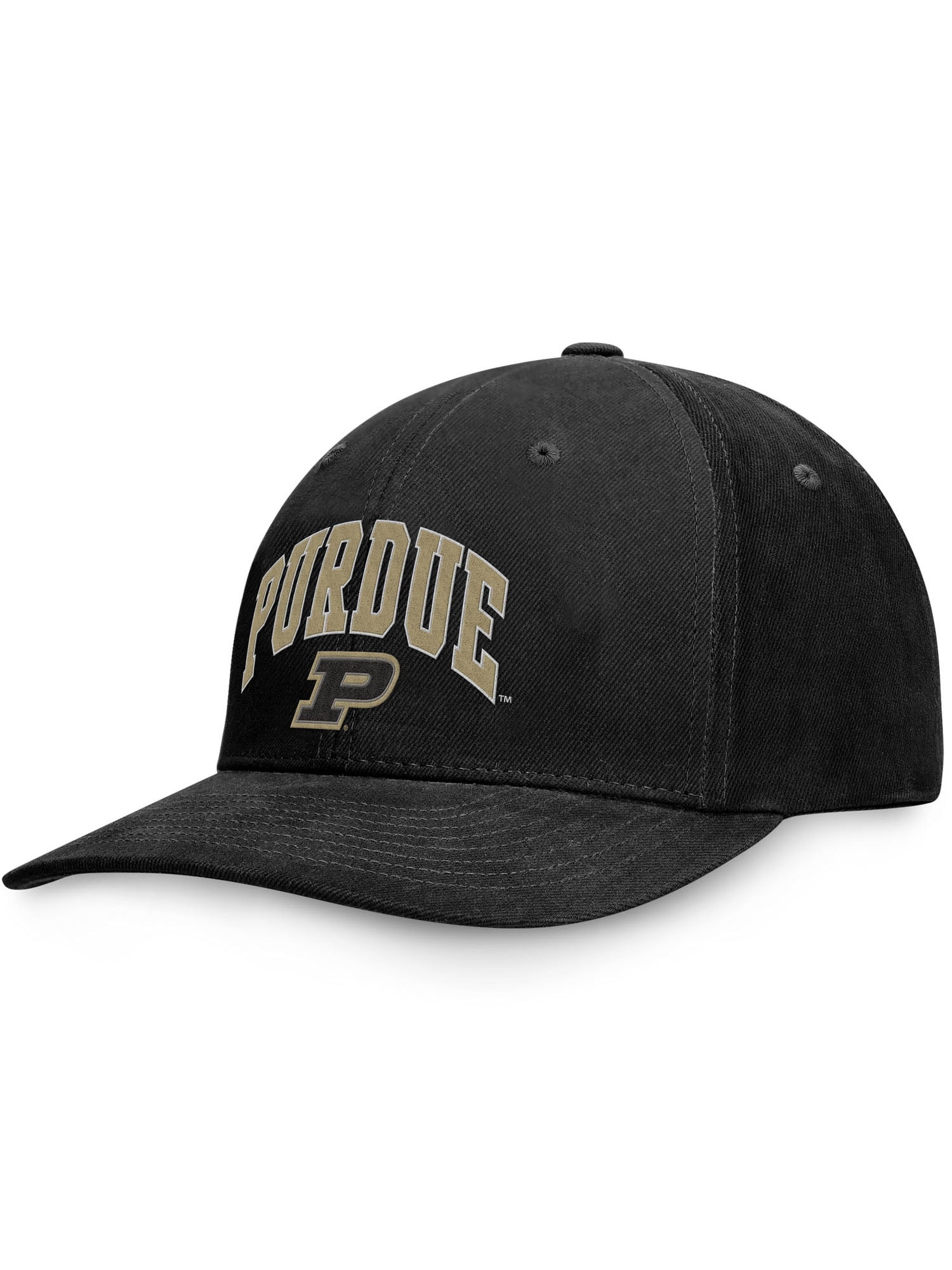 Purdue Boilermakers Unisex Black Hammer Core Cotton Structured ...