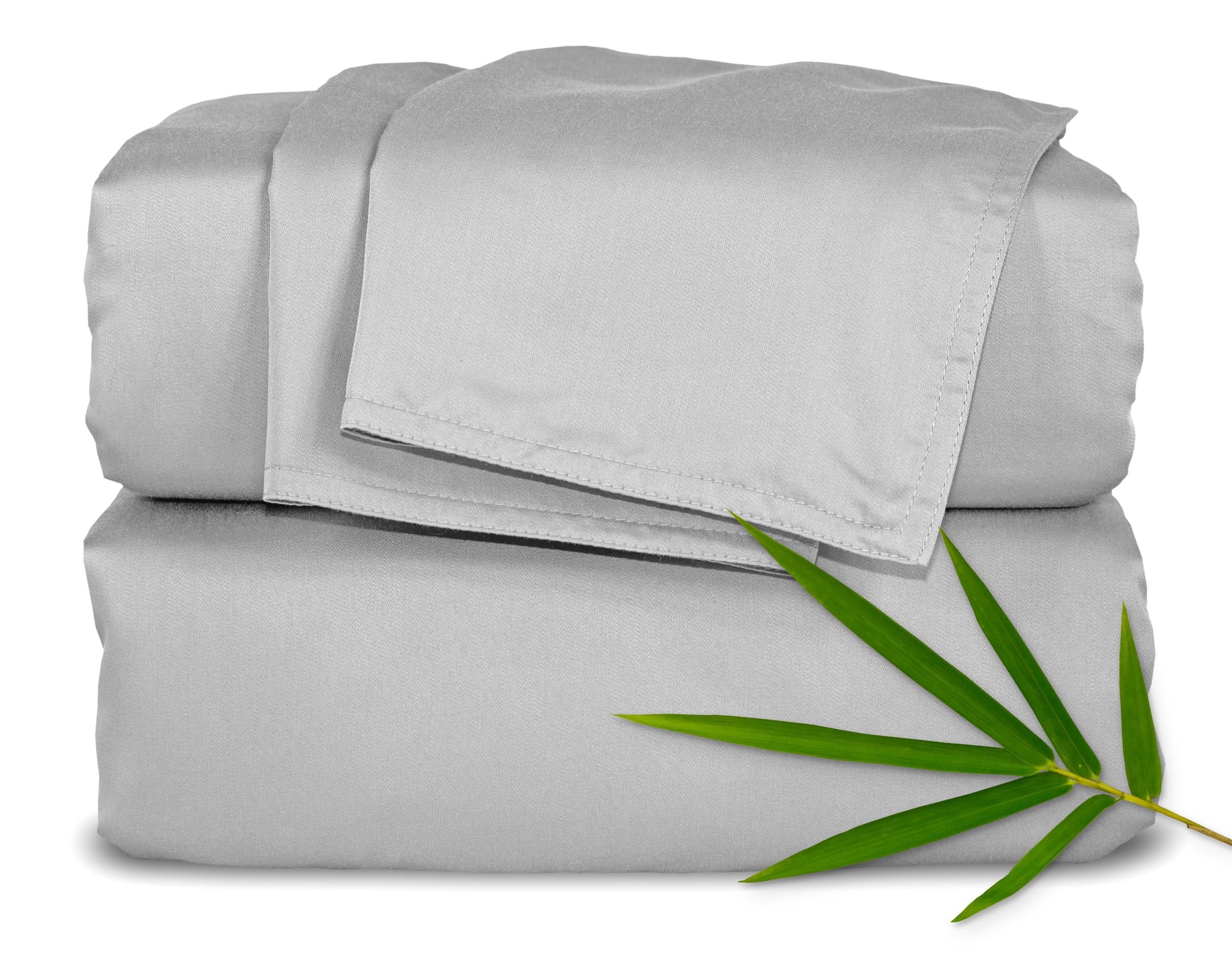 PURE BAMBOO Sheets Full Size Bed Sheets 4 Piece Set, Genuine 100% ...