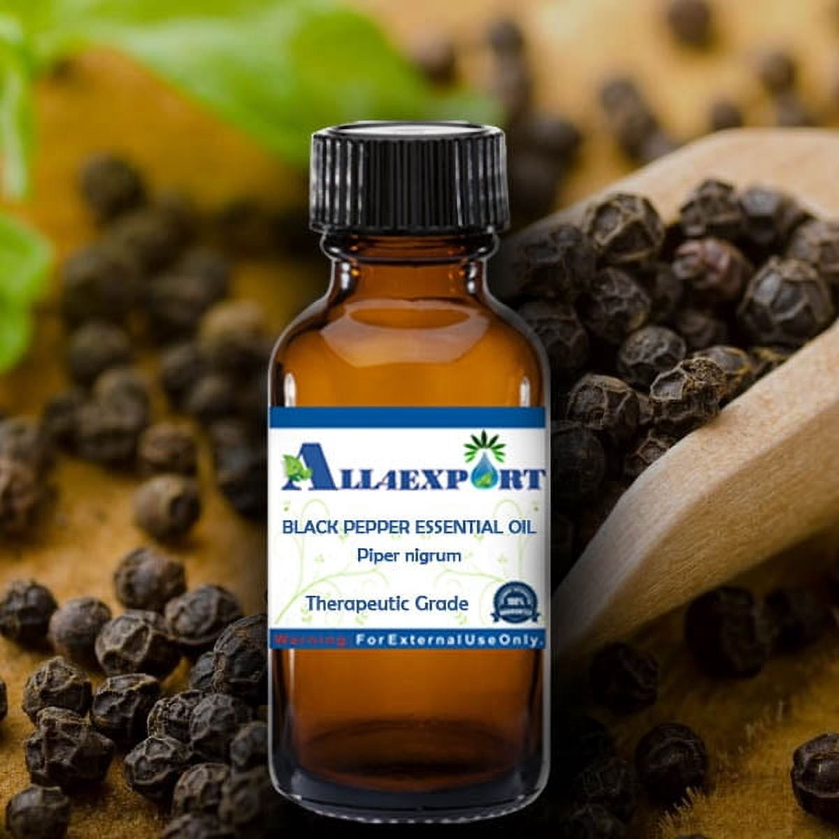 PURE BLACK PEPPER ESSENTIAL OIL Piper nigrum THERAPEUTIC NATURAL ...