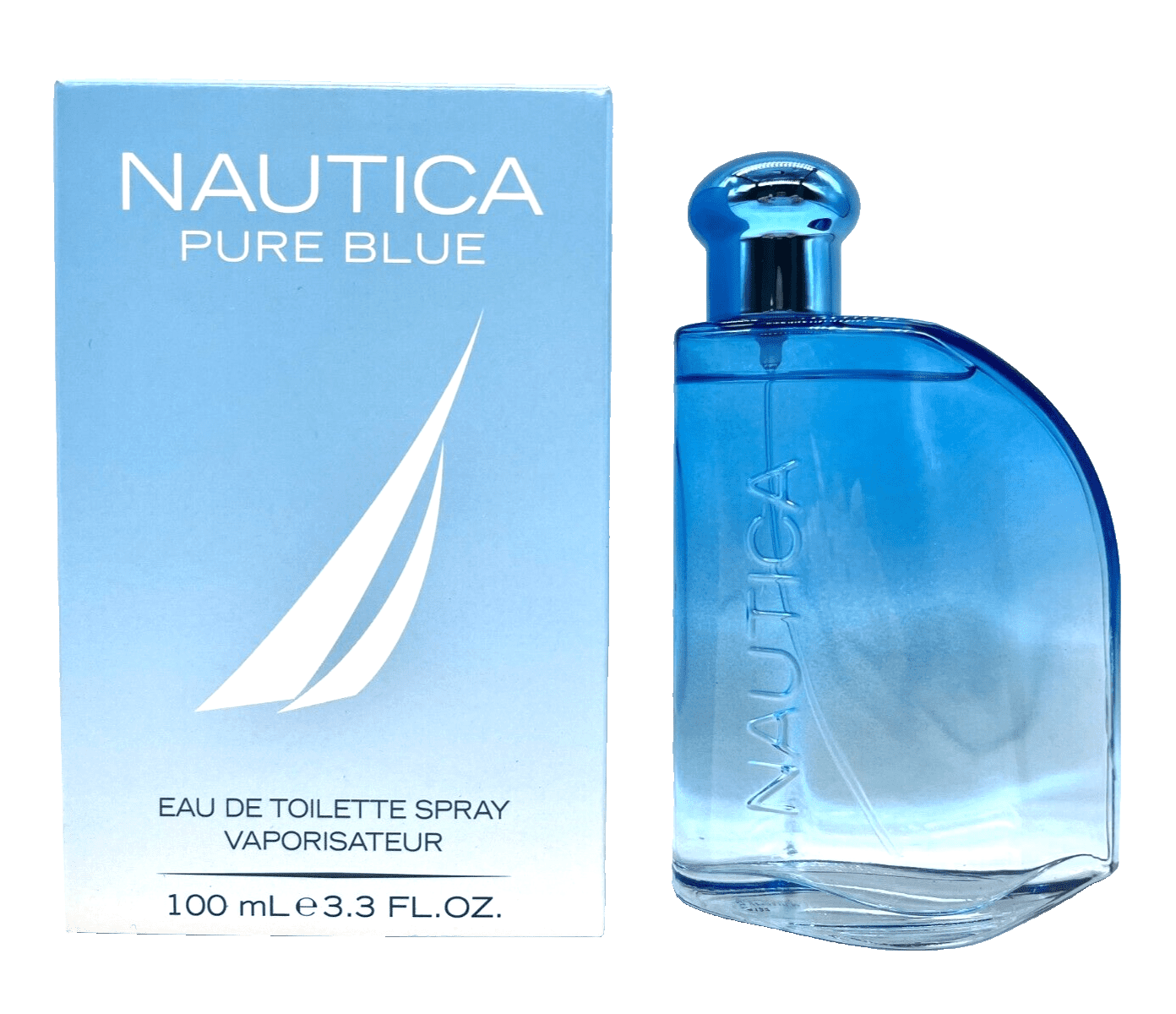 Nautica Men's Pure Blue EDT Spray 3.3 oz Fragrances 3616304248788 ...