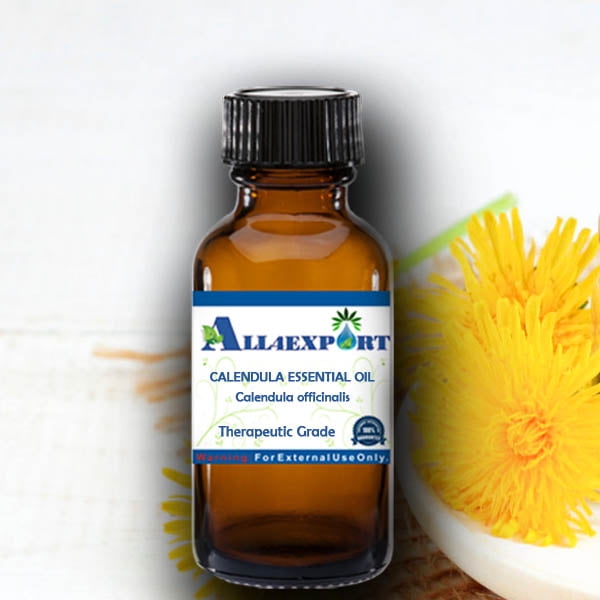 PURE CALENDULA ESSENTIAL OIL Calendula officinalis THERAPEUTIC NATURAL ...