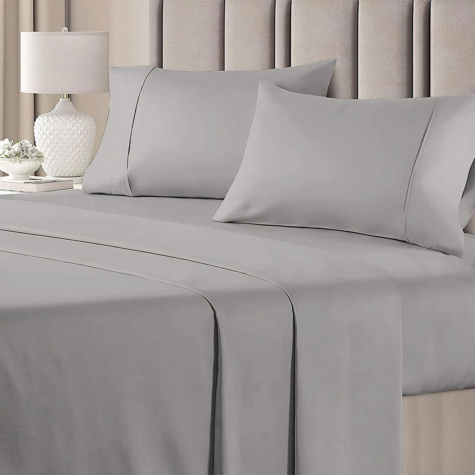 PURE DREAMS BEDDING-Hotel Luxury Sheet Set 4 Piece-100% Egyptian Cotton ...