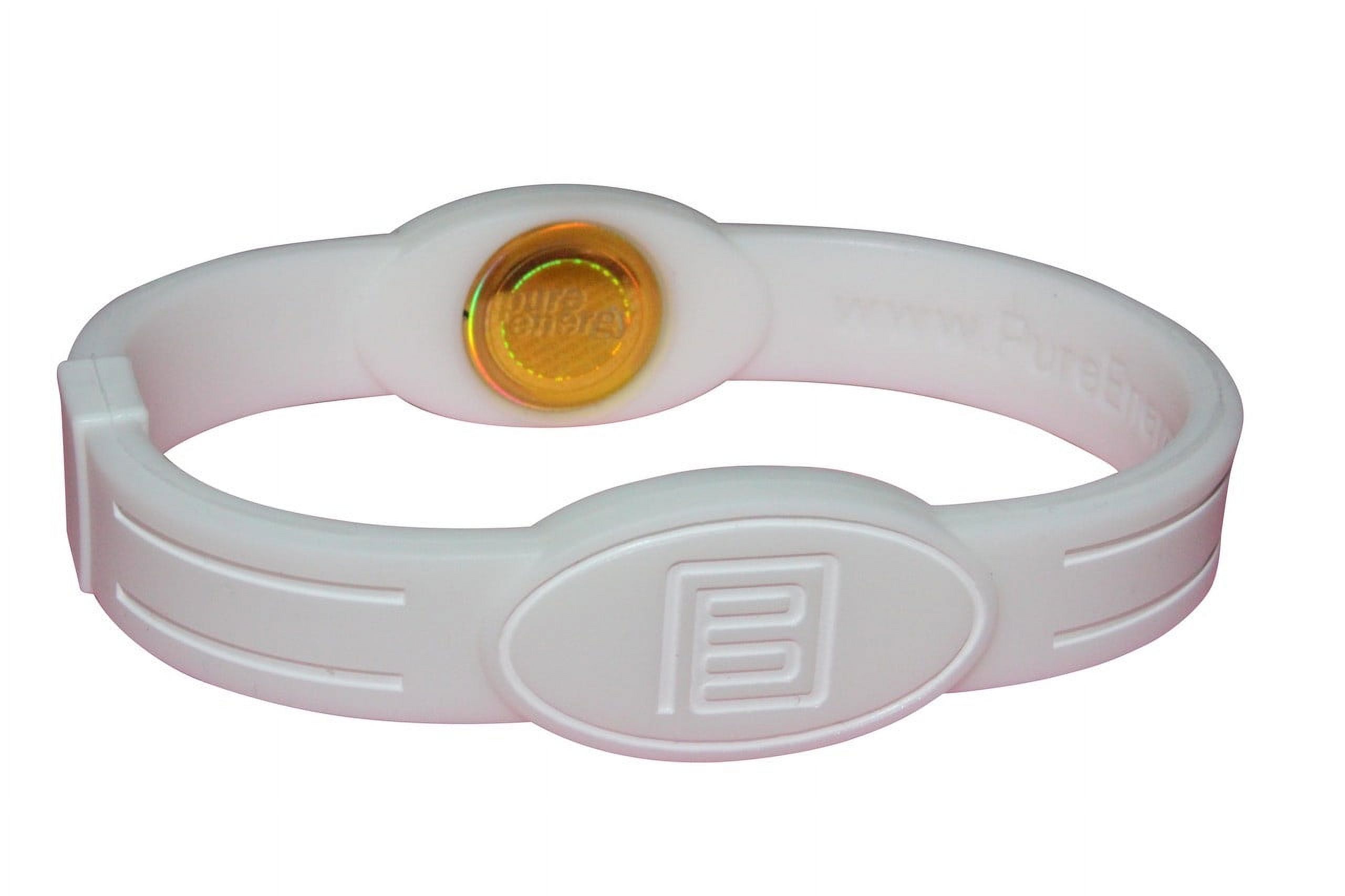 PURE ENERGY BAND - FIGHT ADDICTION BAND - Pearl White/White Large ...