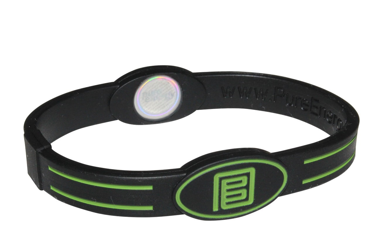 PURE ENERGY BAND ORIGINAL FLEX - Black/Green Small - Walmart.com