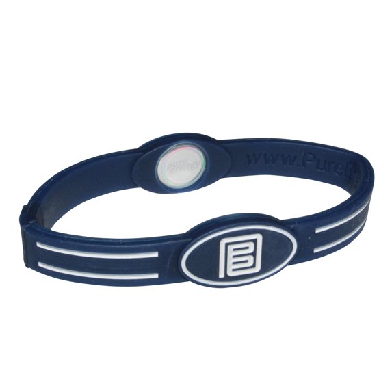 PURE ENERGY BAND ORIGINAL FLEX - Navy Blue/White Small - Walmart.com