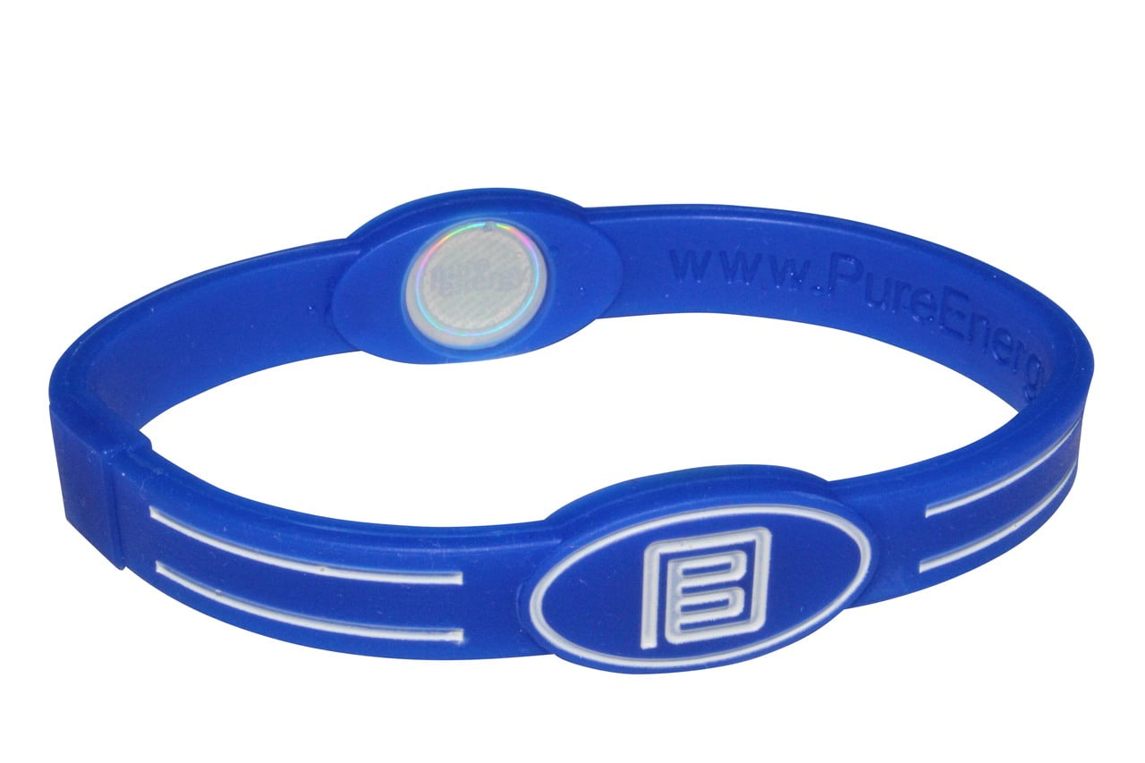 PURE ENERGY BAND ORIGINAL FLEX - Royal Blue/White Medium - Walmart.com