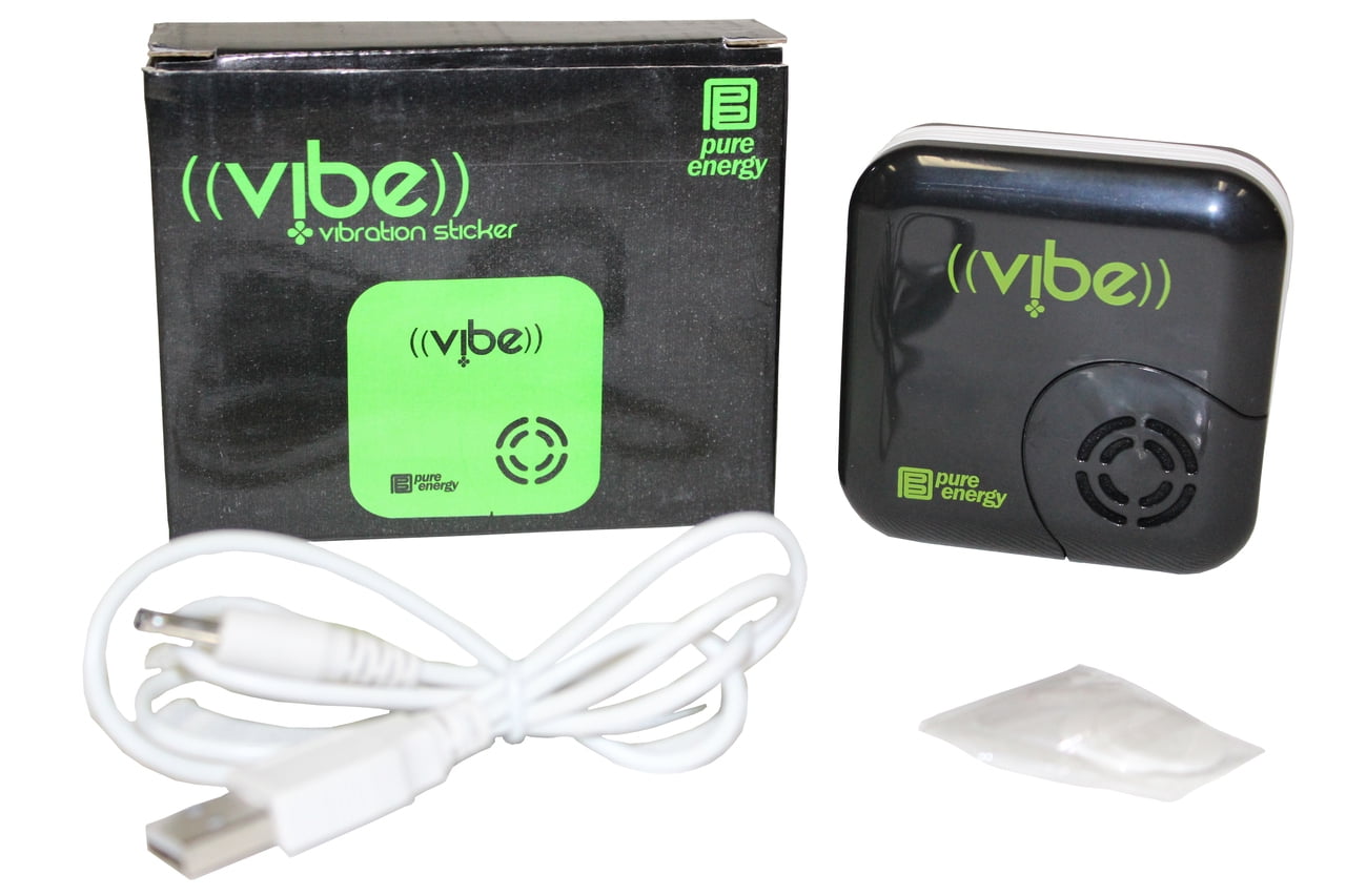 PURE ENERGY VIBE - VIBRATION SPEAKER STICKER BLACK - Walmart.com