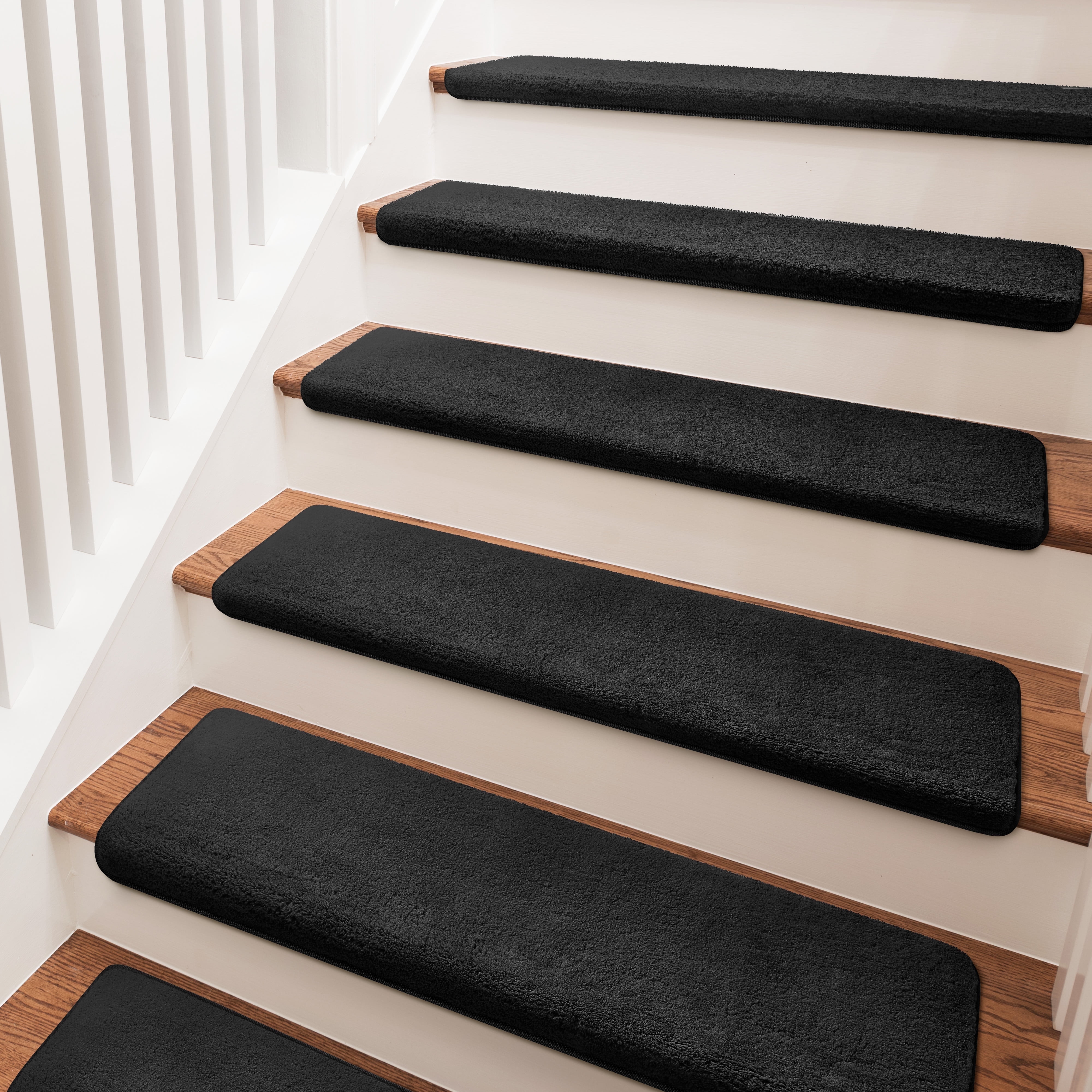 "PURE ERA Indoor Staircase Carpet Treads Set of 14, Non-Slip, Self ...