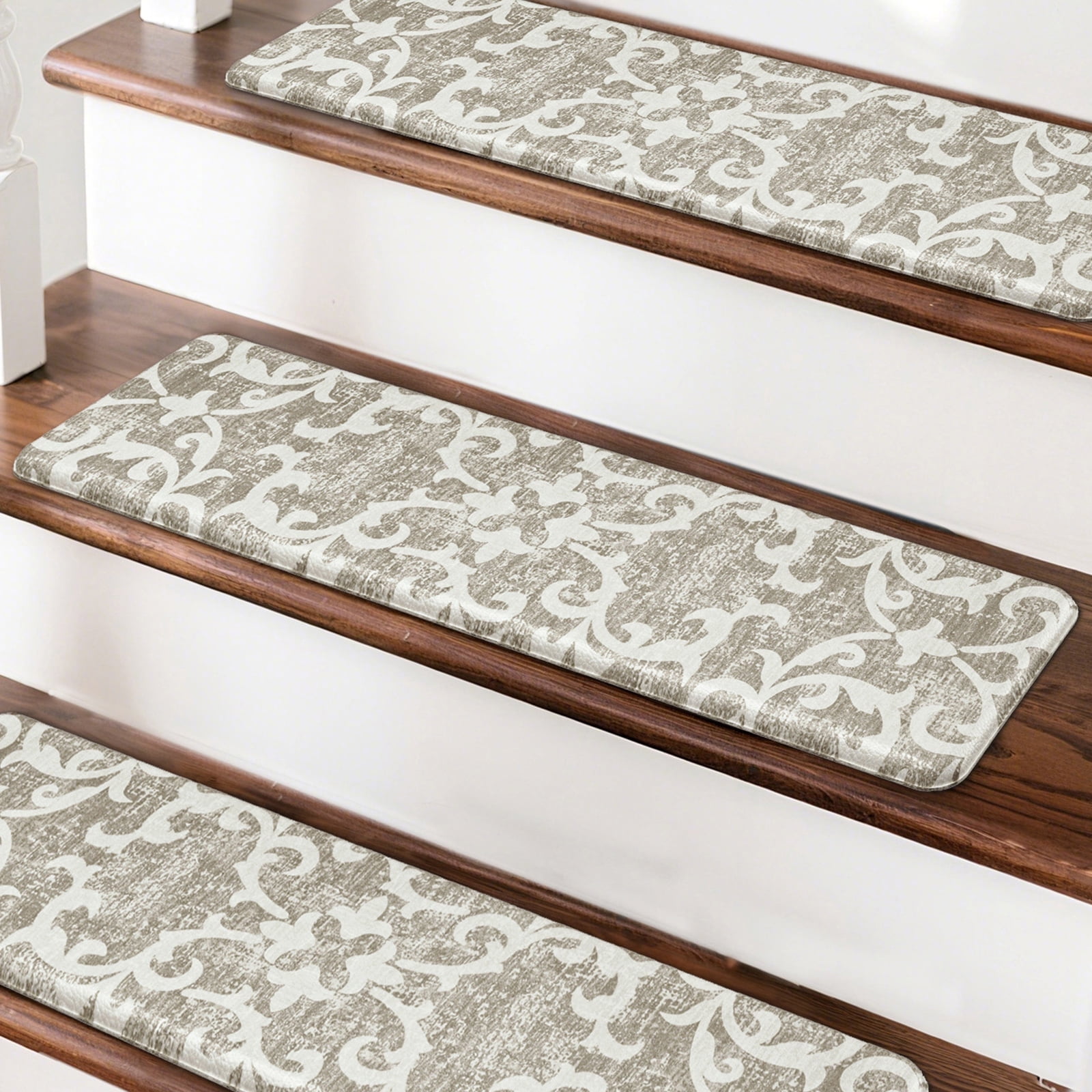 PURE ERA Soft Stair Treads Pad Cover 8"x30" PVC Cushioned Foam Pads Mat ...