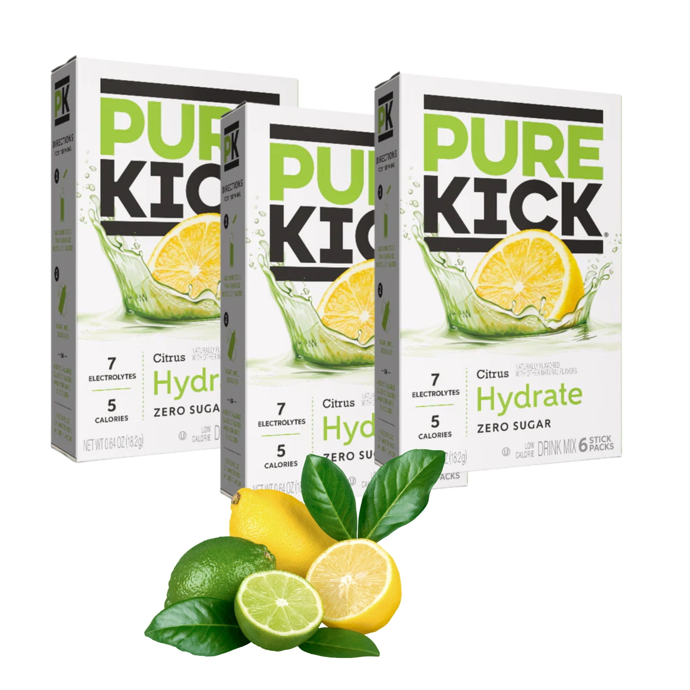 RGSBEBEHOU Pure Kick Hydration Drink Mix, Citrus Flavor, Sugar-Free ...