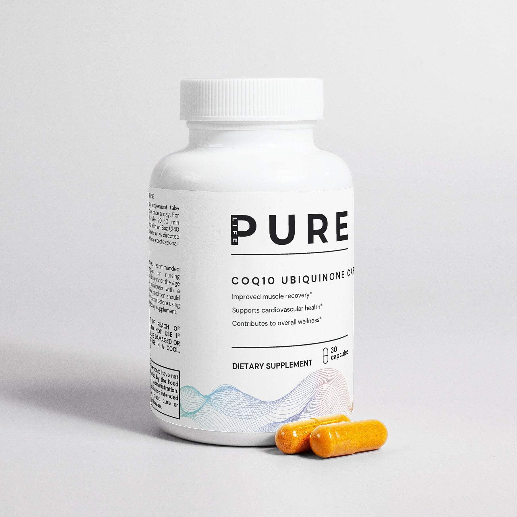 PURE LIFE CoQ10 Ubiquinone Capsules – 30 Capsules - Walmart.com