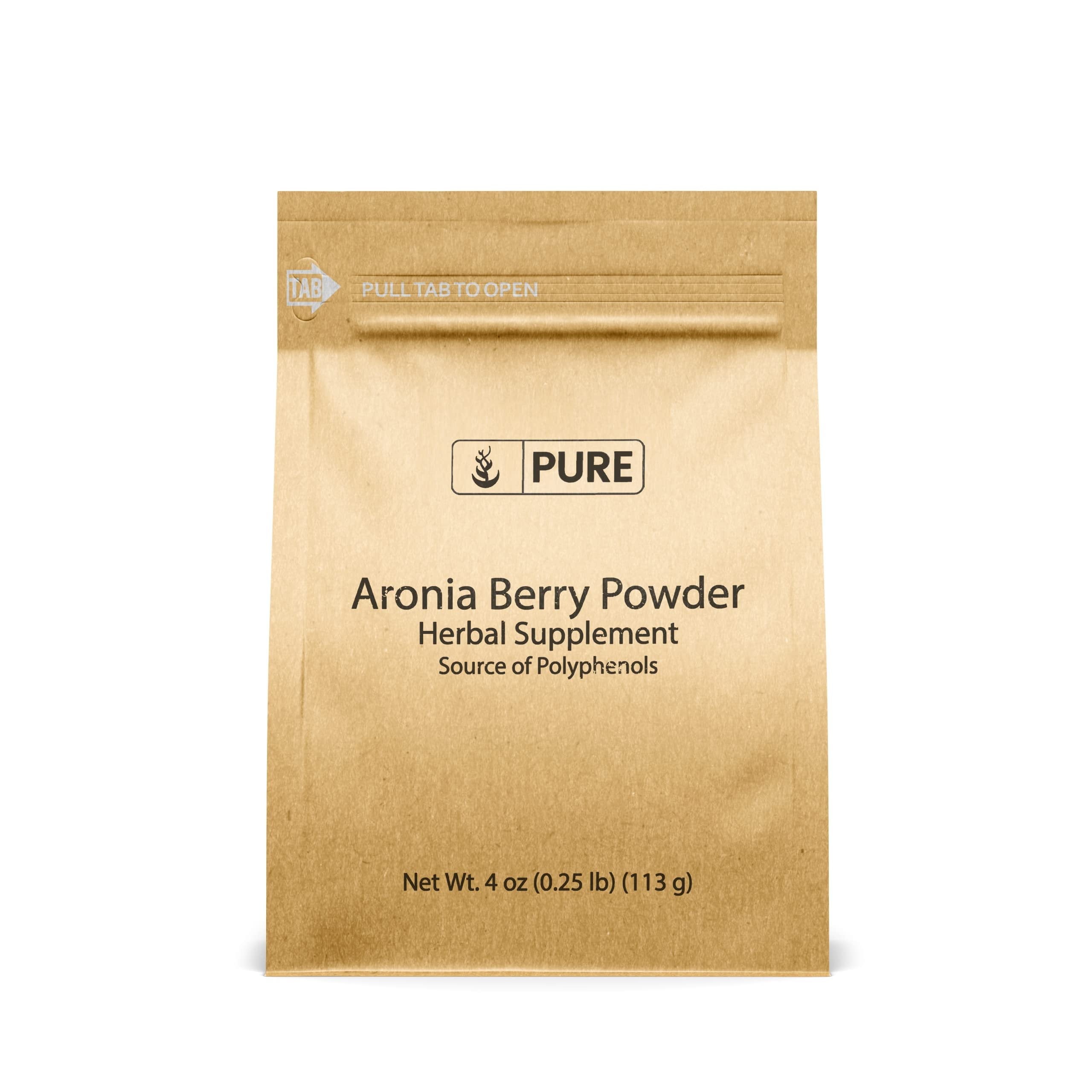 PURE ORIGINAL INGREDIENTS Aronia Berry Powder 4 oz Fruit Supplement ...