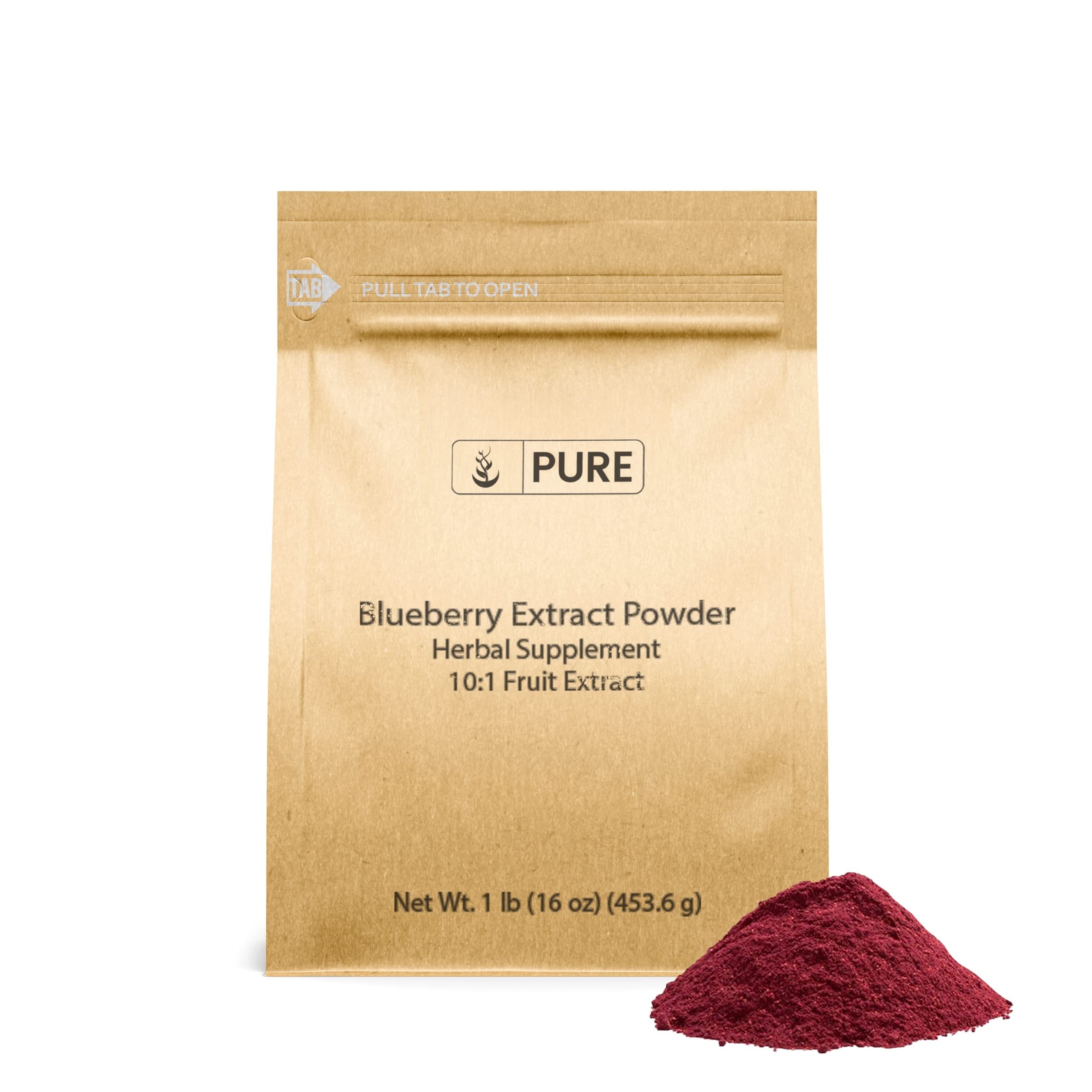 PURE ORIGINAL INGREDIENTS Blueberry Extract Powder 1 lb Pure Herbal ...