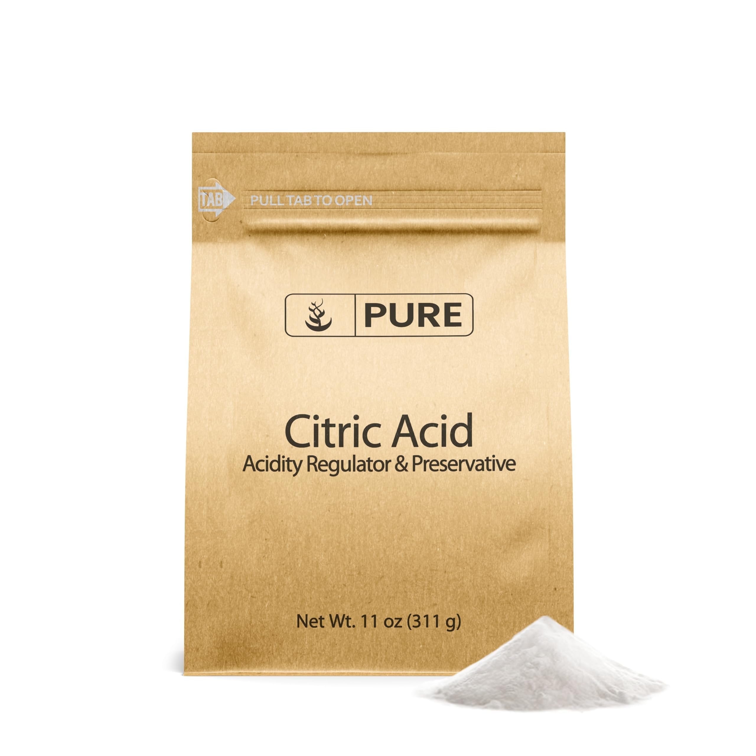 PURE ORIGINAL INGREDIENTS Citric Acid 11 oz Eco-Friendly Packaging, All ...