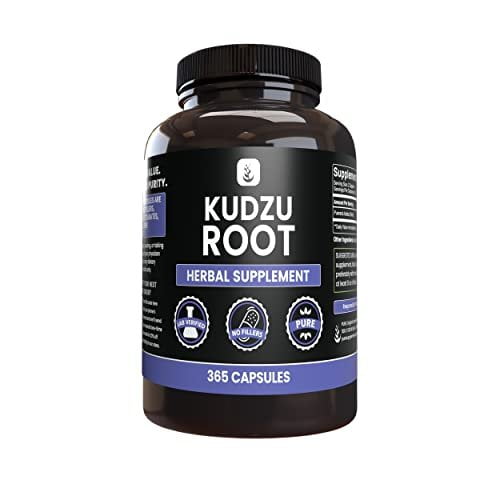 PURE ORIGINAL INGREDIENTS Kudzu Root 365 Capsules, No Magnesium Or Rice ...