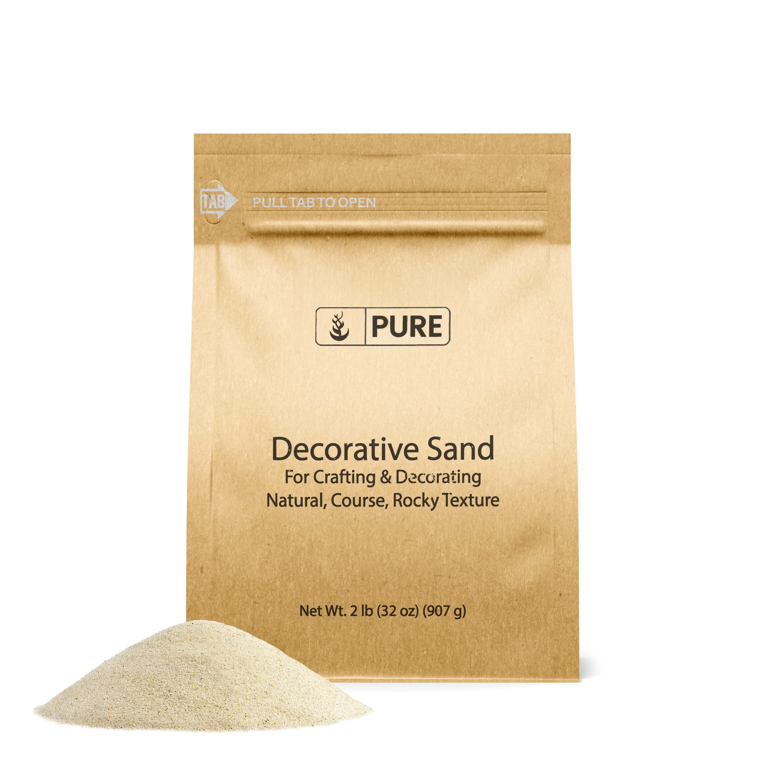 PURE ORIGINAL INGREDIENTS Natural Decorative Sand 2 lbs Real Sand ...