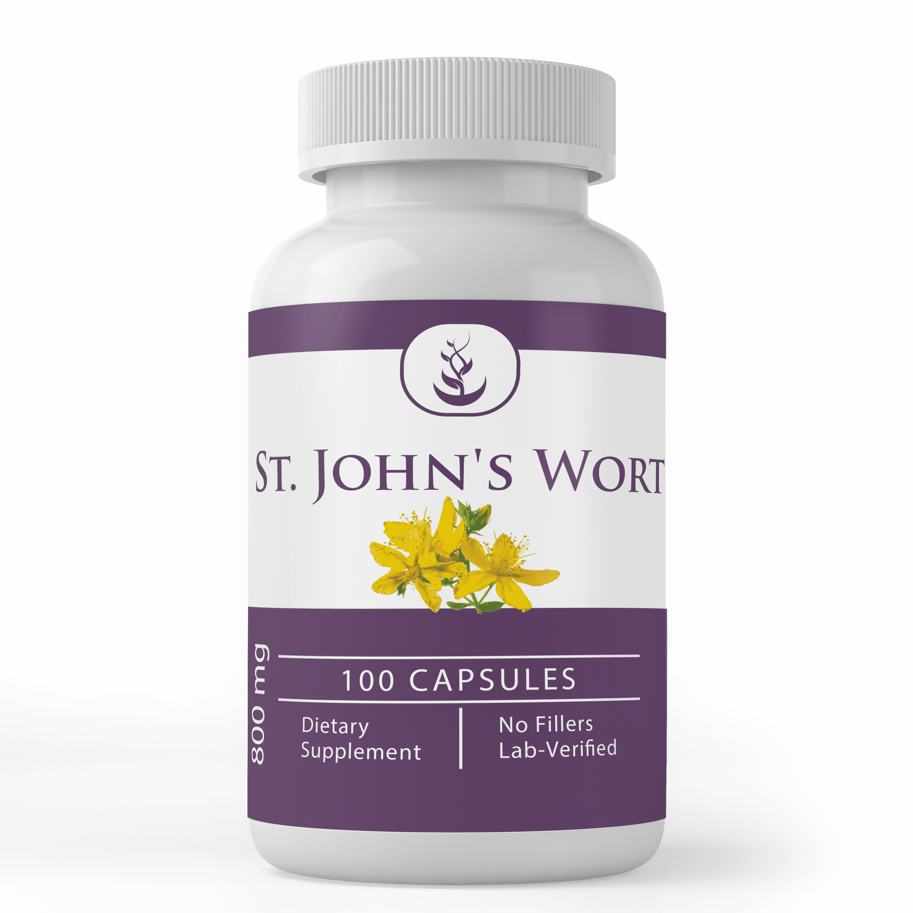 PURE ORIGINAL INGREDIENTS St. John's Wort, 100 Capsules Always Pure, No ...
