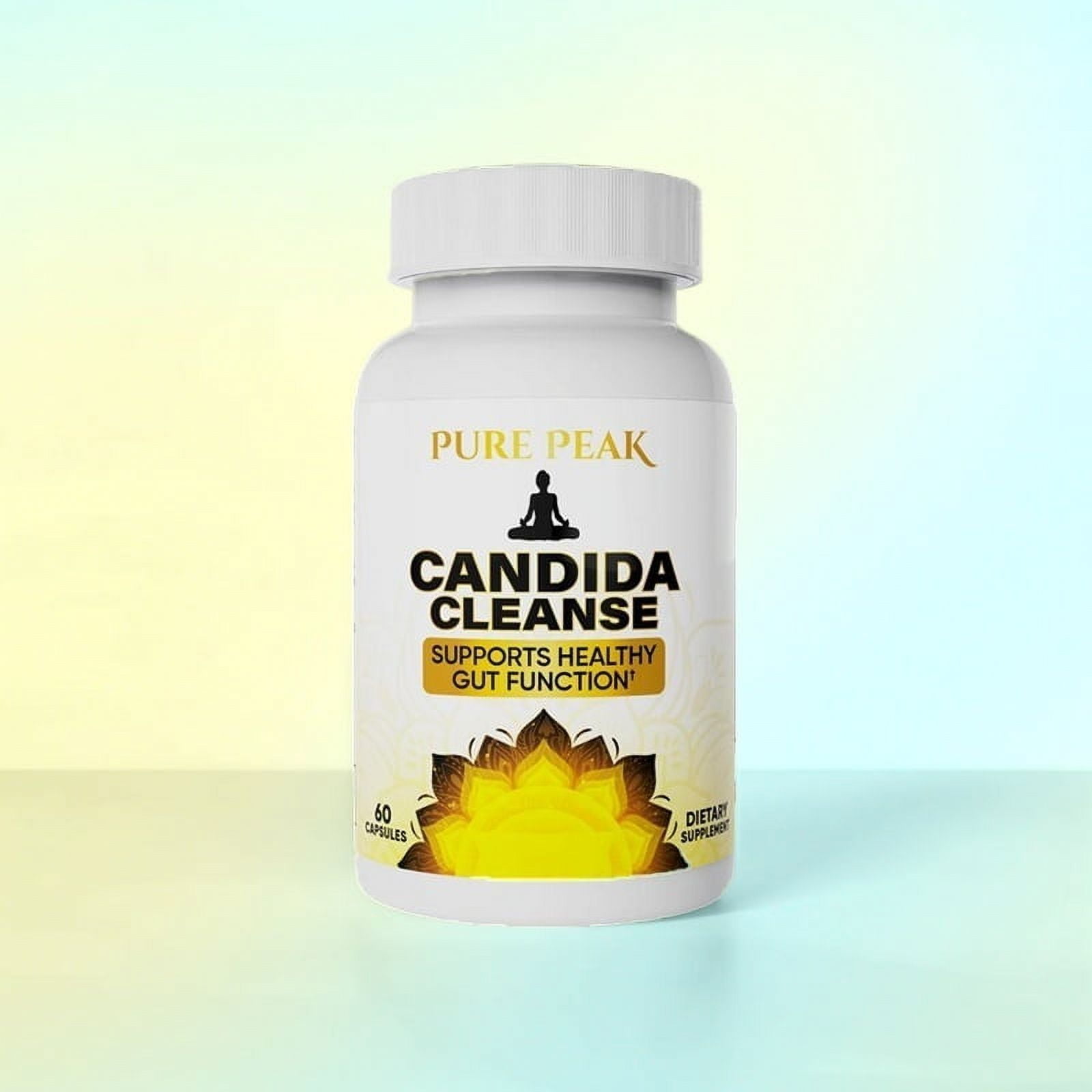 PURE PEAK Candida Cleanse - Gut and Colon Support - 60count - Walmart.com
