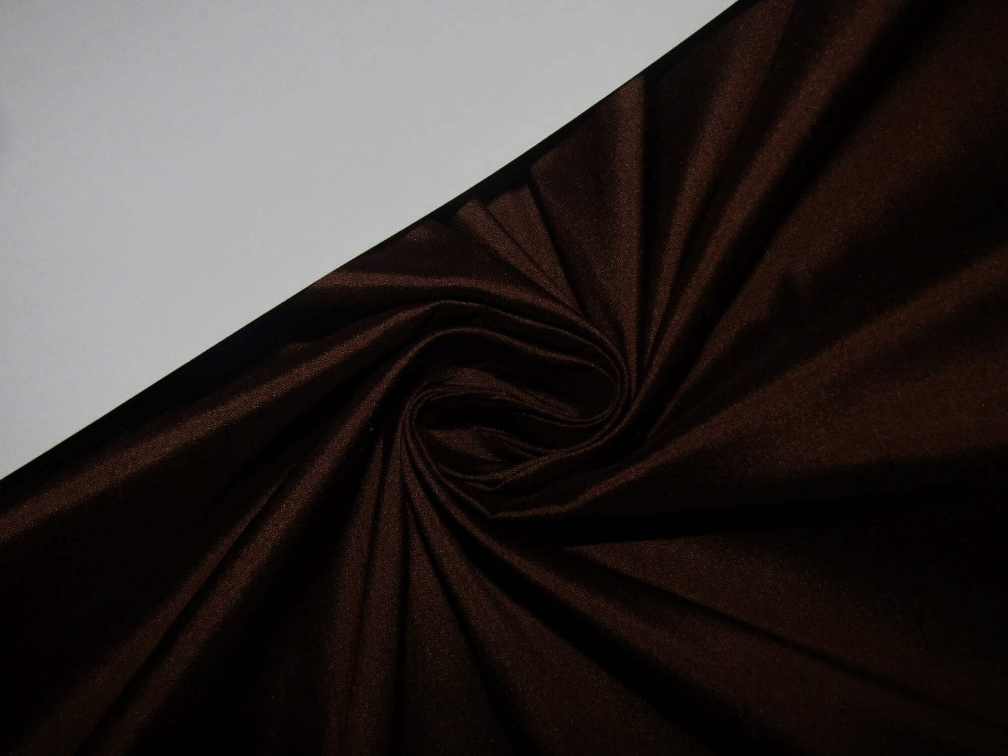 PURE SILK Dupioni FABRIC Reddish Soil Brown Color 54" WIDE DUP148 ...