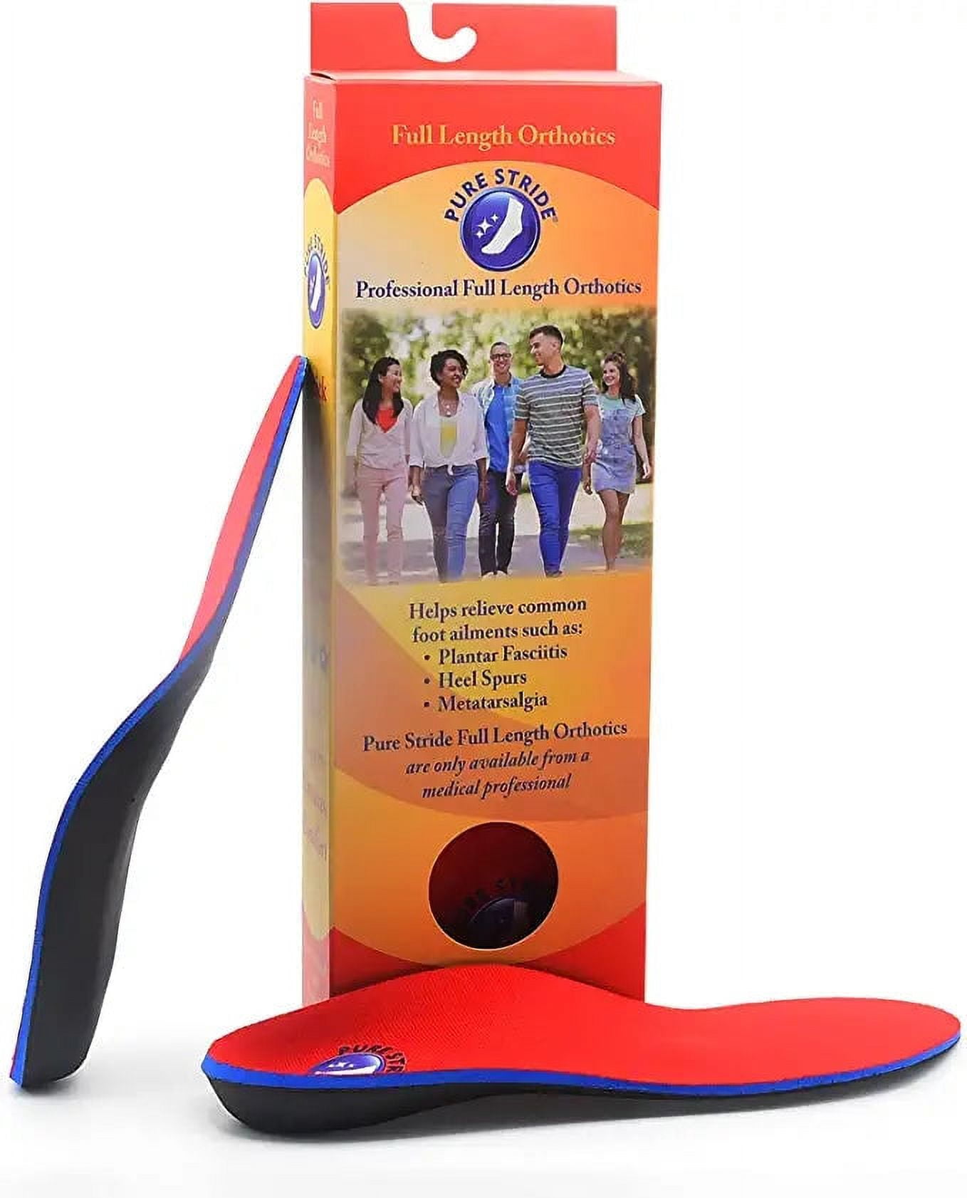 Dia-Foot Pure Stride Full-Length Orthotics Inserts, Arch Support ...