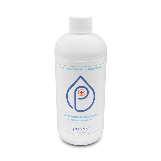 PUREFY CPAP Equipment Cleaner and Pre-wash (makes 68oz). Hypochlorous ...